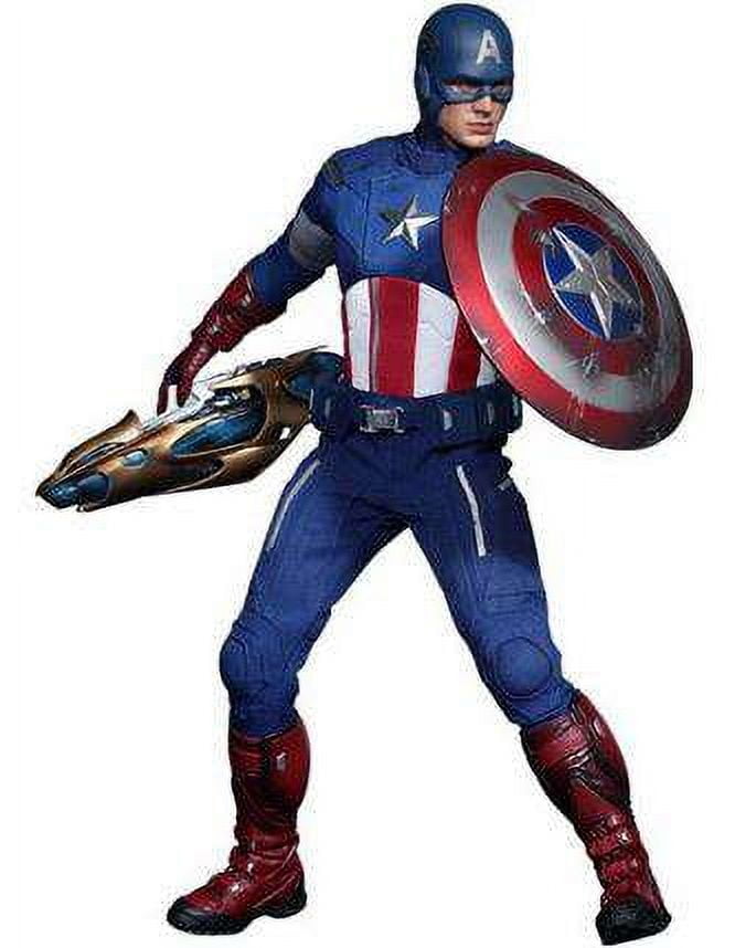 Marvel Movie Masterpiece Captain America Collectible Figure (Avengers ...