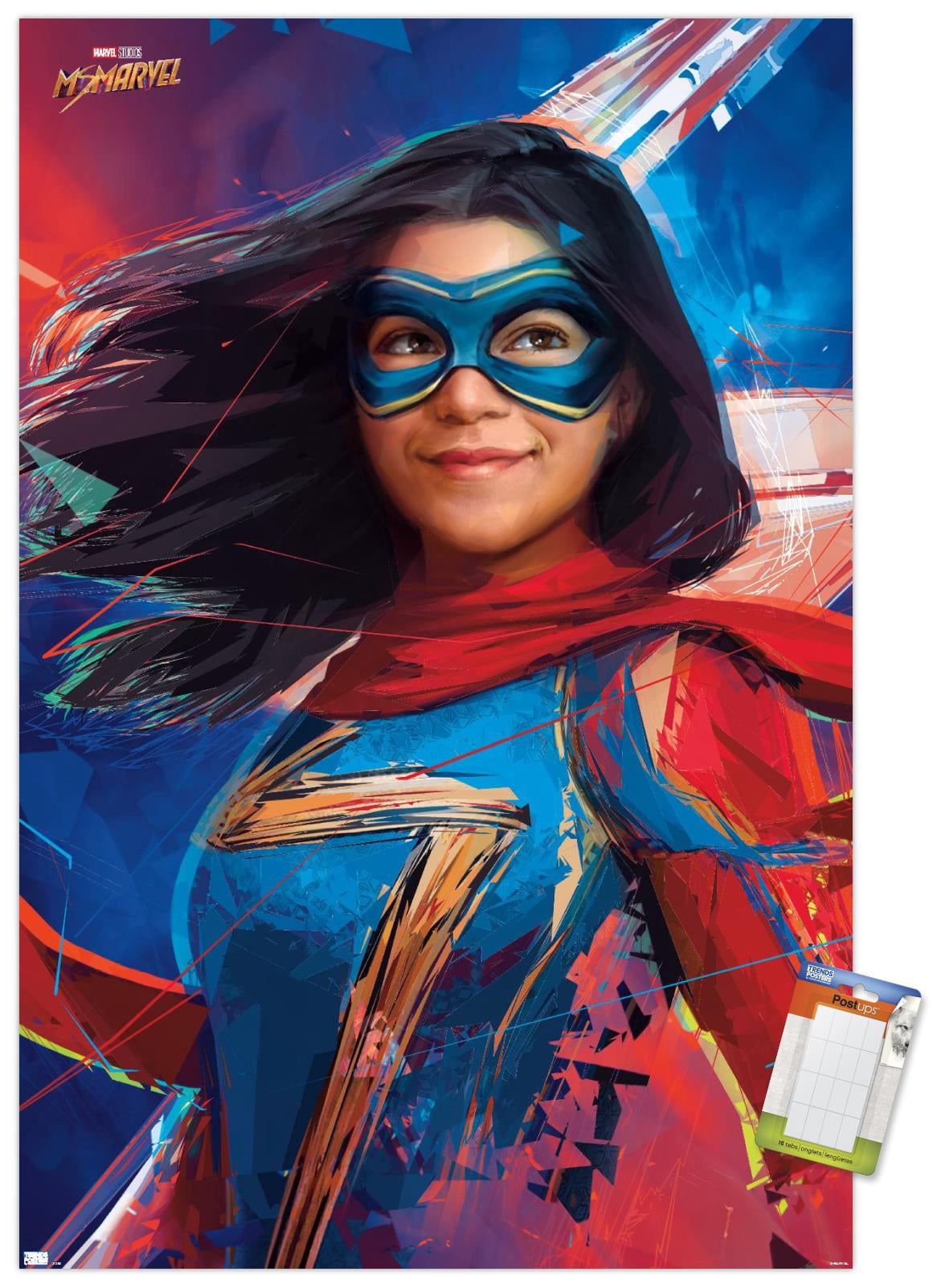 Marvel Ms. Marvel - Graffiti Wall Poster, 14.725" x 22.375" - Walmart.com