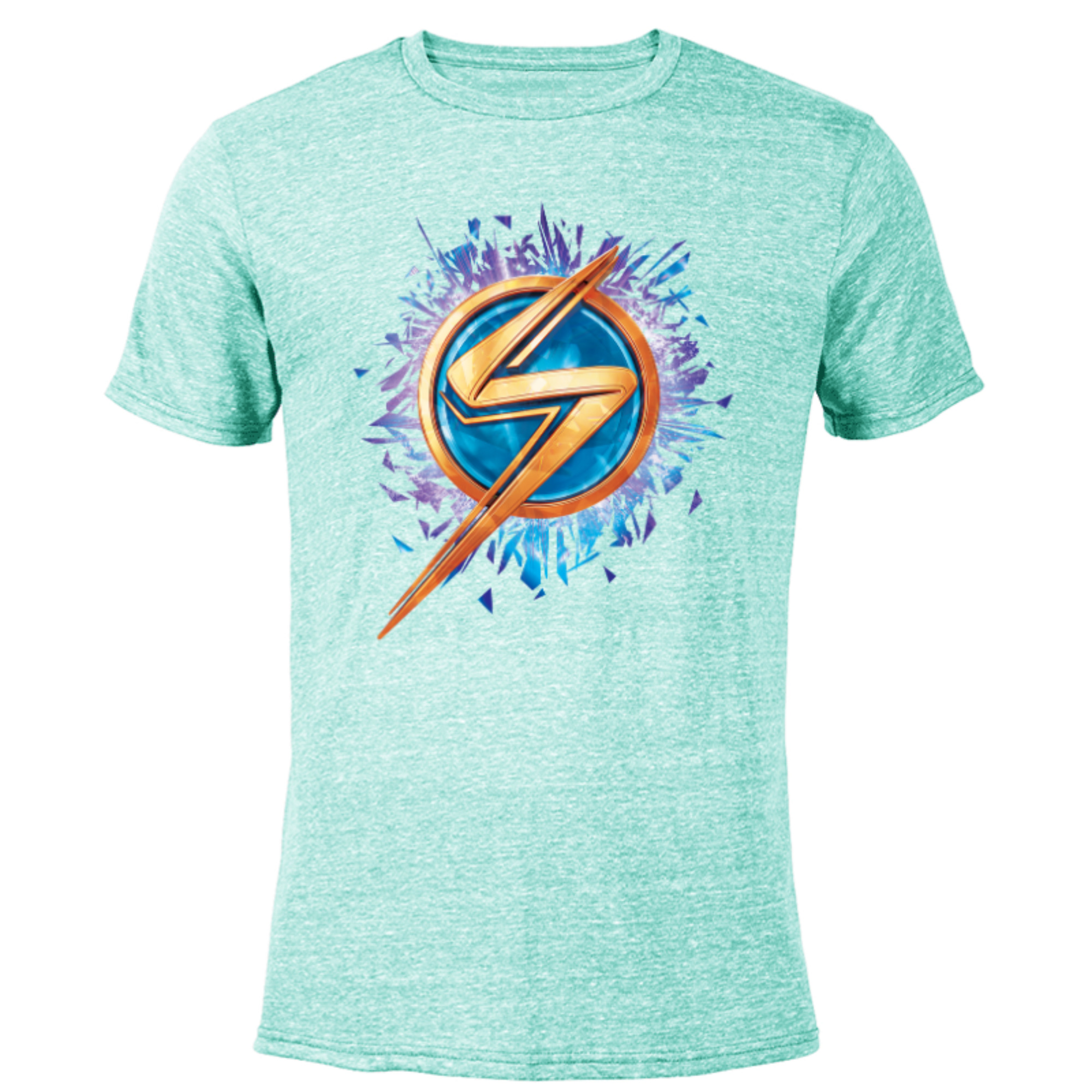 Marvel Ms. Marvel Lightning Bolt Icon - Short Sleeve Blended T-Shirt ...