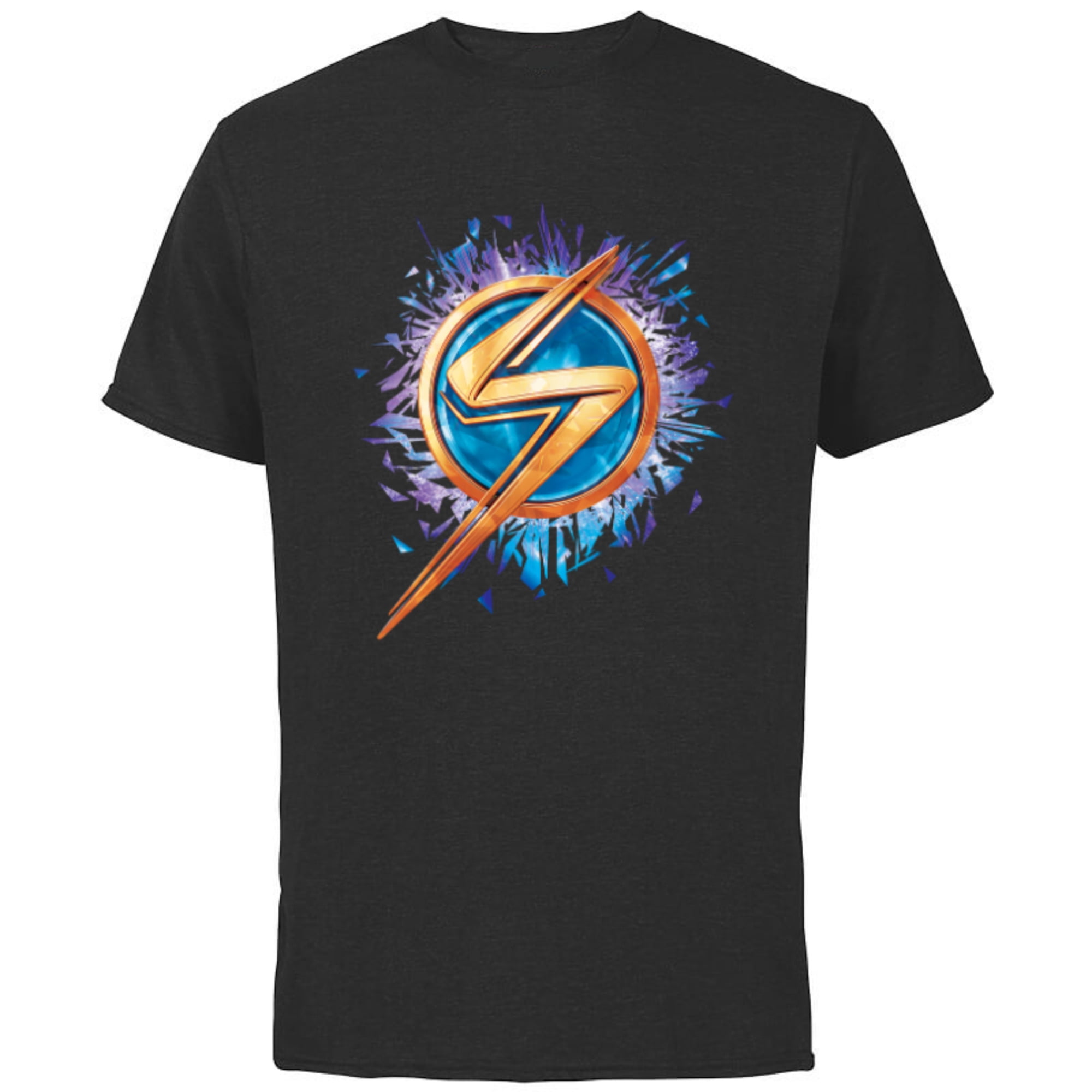 Marvel Ms. Marvel Lightning Bolt Icon - Short Sleeve Cotton T-Shirt for ...