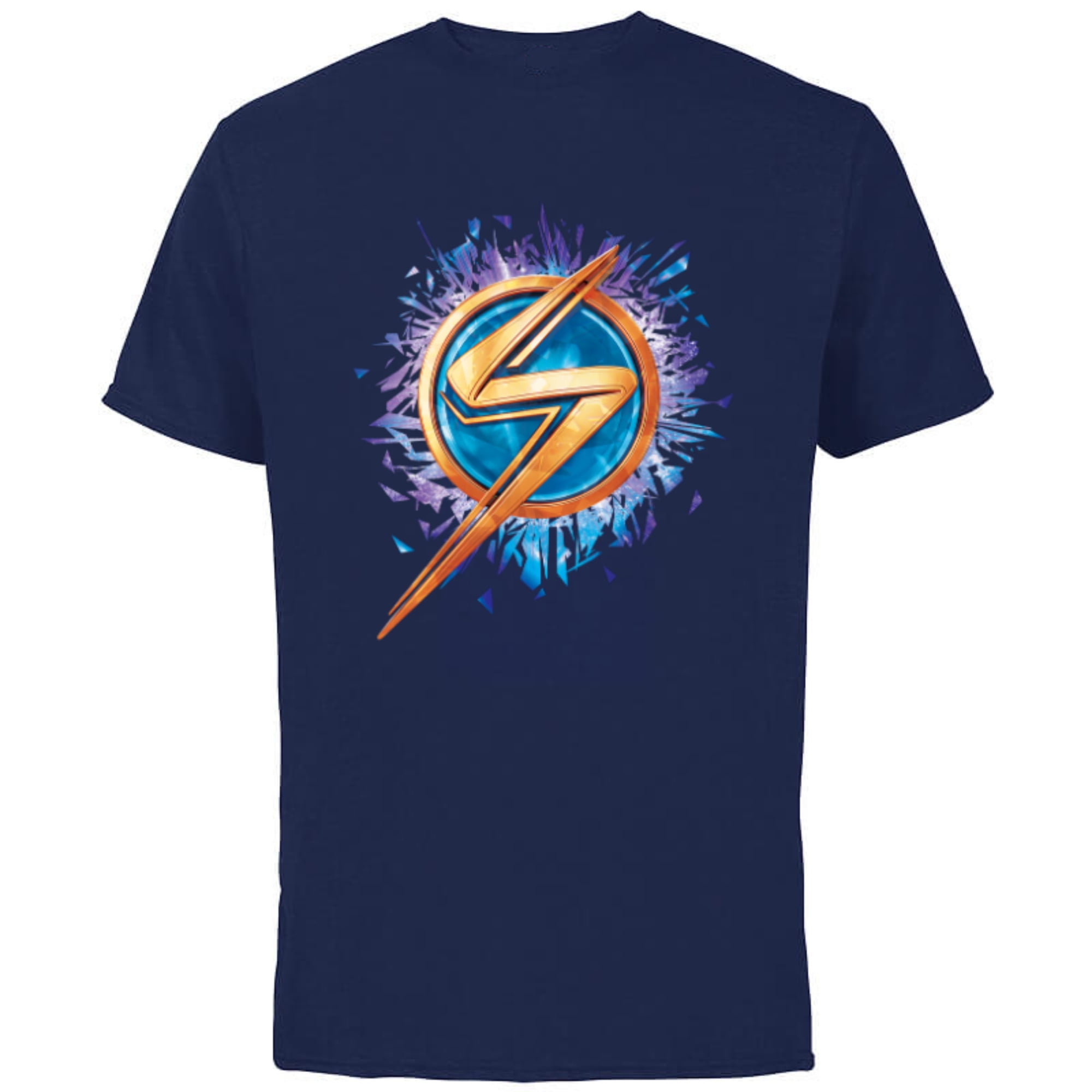 Marvel Ms. Marvel Lightning Bolt Icon - Short Sleeve Cotton T-Shirt for ...