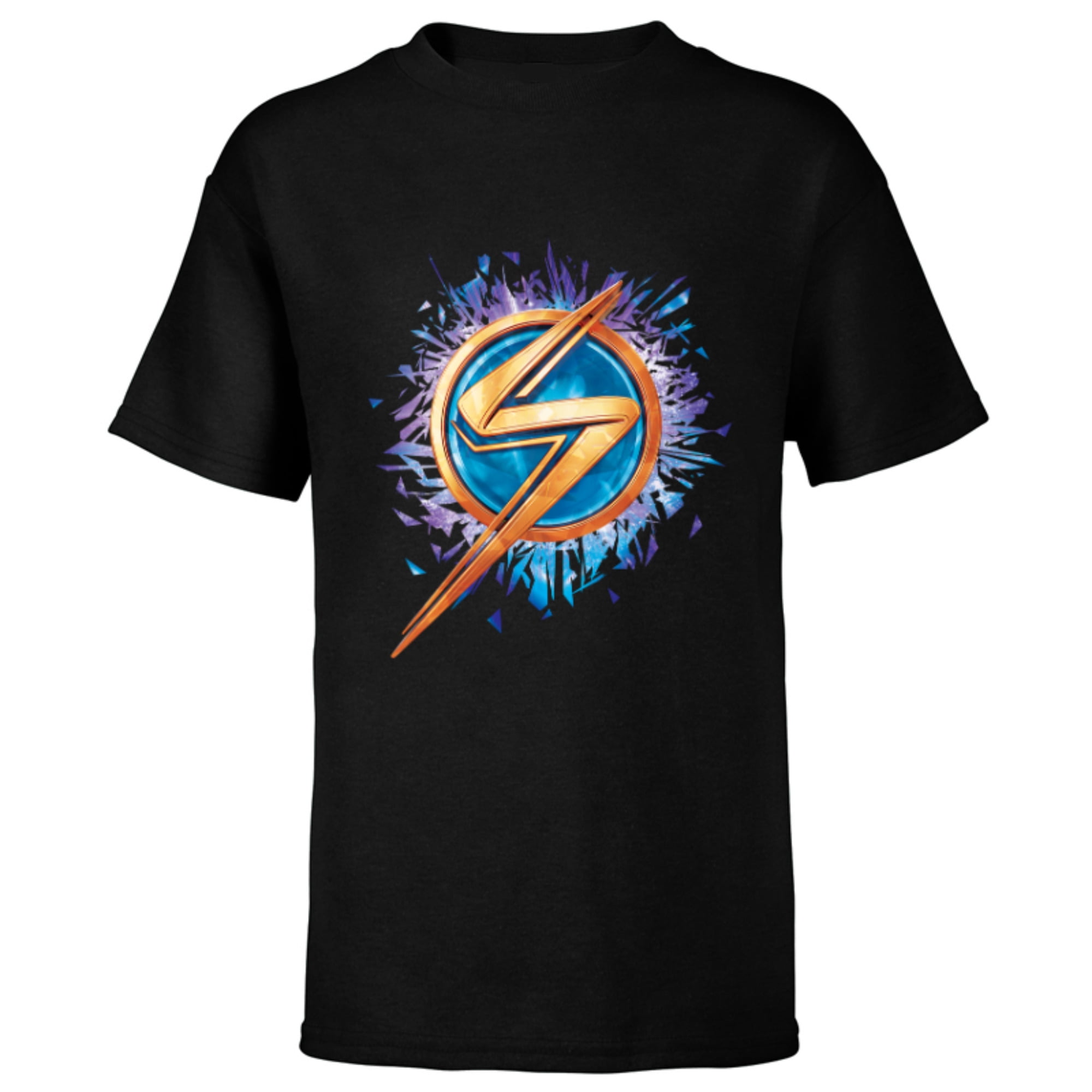Marvel Ms. Marvel Lightning Bolt Icon - Short Sleeve T-Shirt for Kids ...
