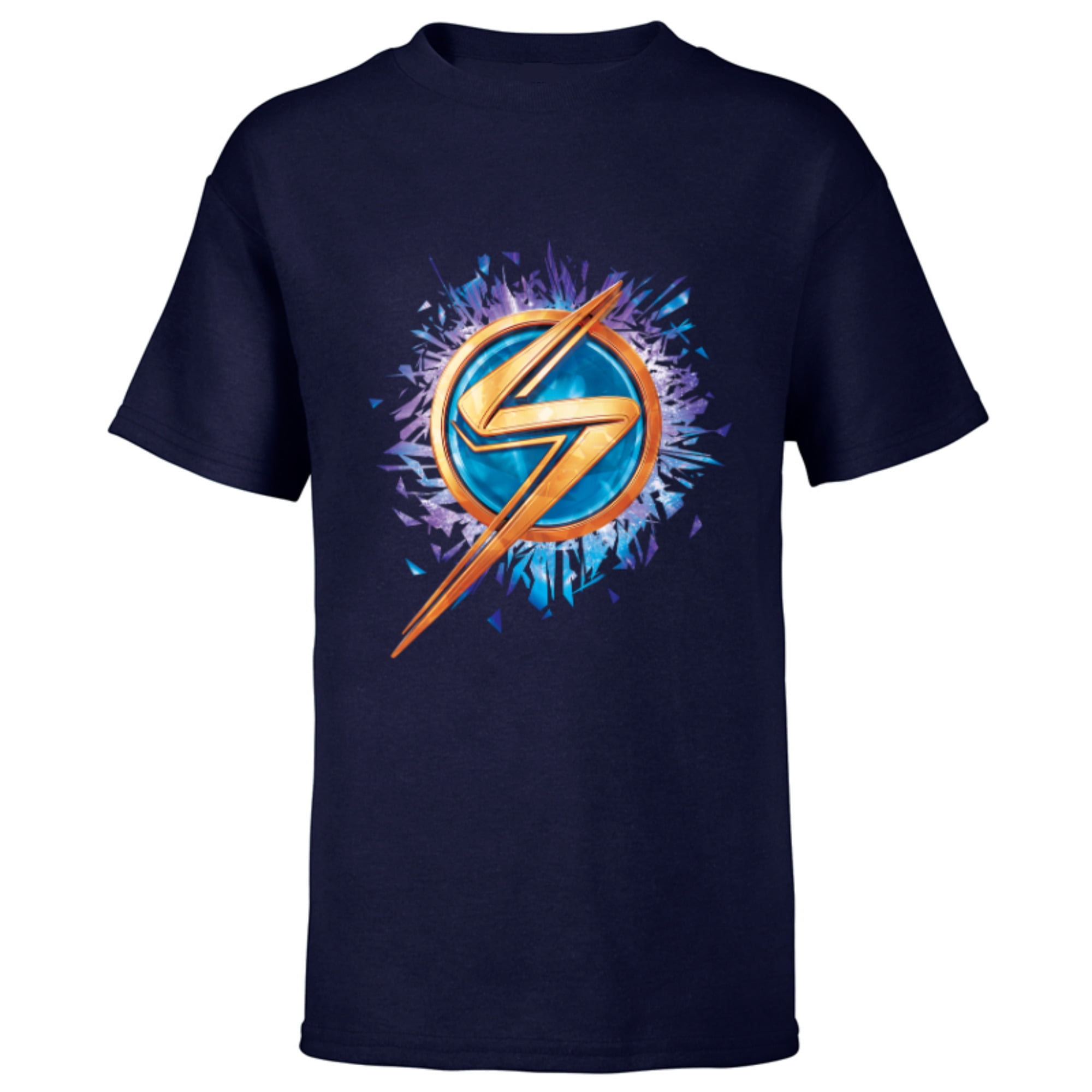 Marvel Ms. Marvel Lightning Bolt Icon - Short Sleeve T-Shirt for Kids ...