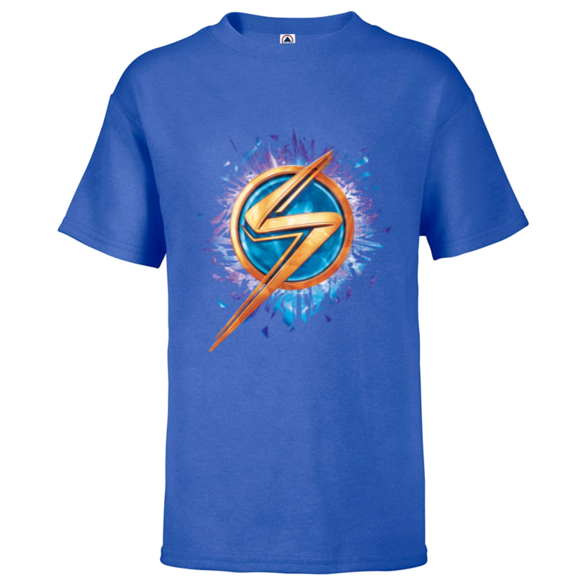 Marvel Ms. Marvel Lightning Bolt Icon - Short Sleeve T-Shirt for Kids ...