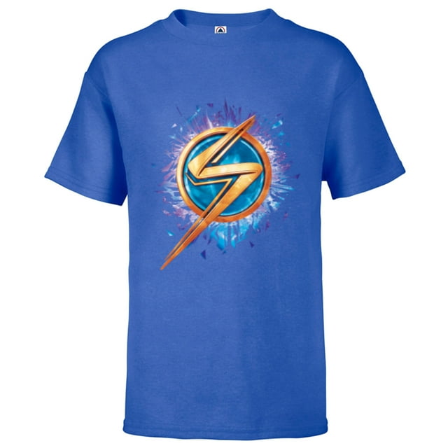 Marvel Ms. Marvel Lightning Bolt Icon - Short Sleeve T-Shirt for Kids ...
