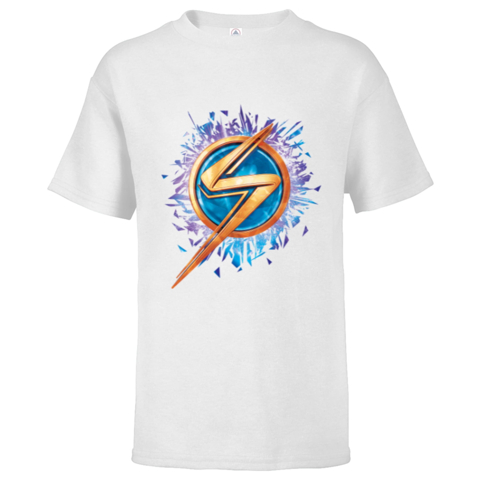 Marvel Ms. Marvel Lightning Bolt Icon - Short Sleeve T-Shirt for Kids ...