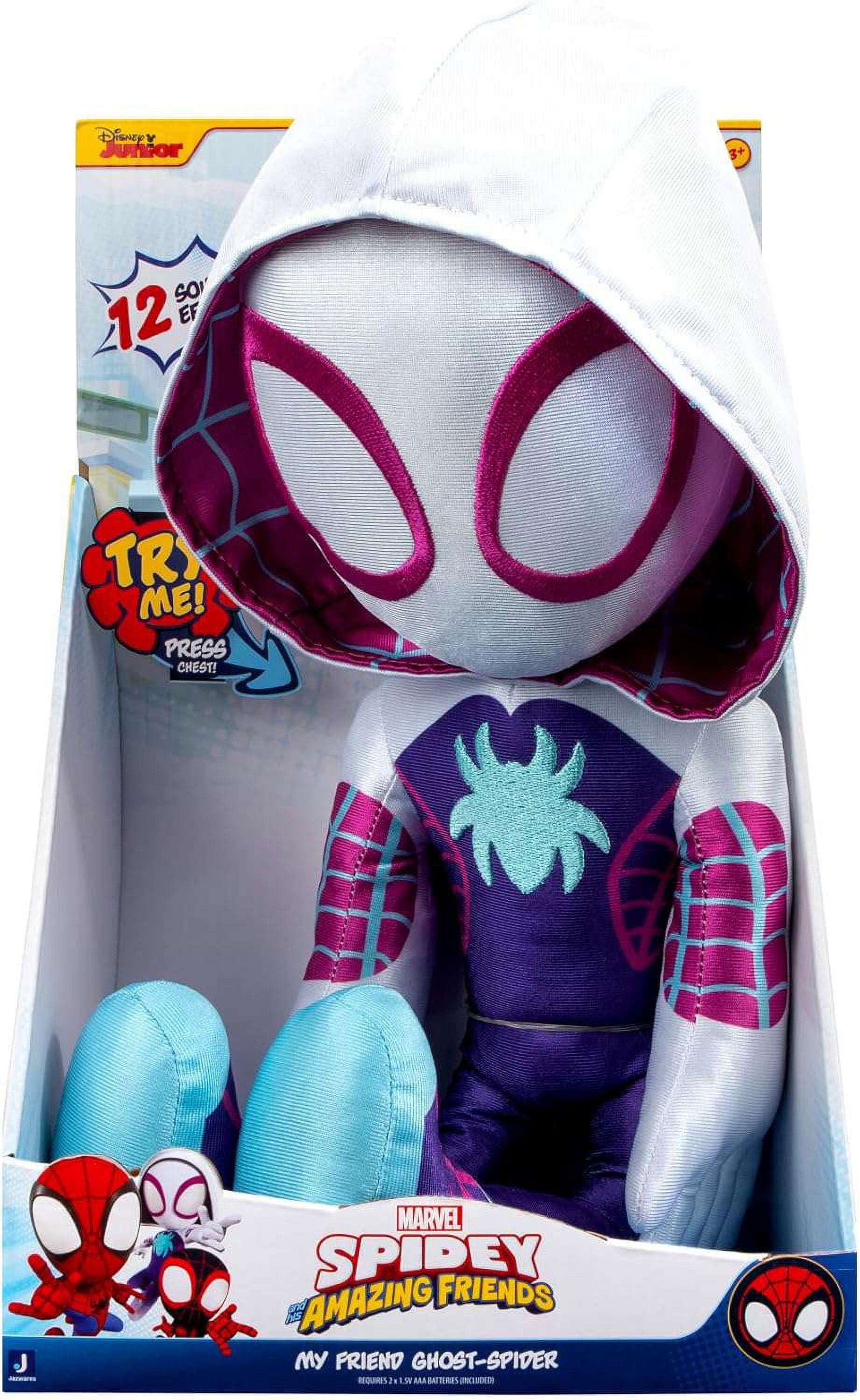 Marvel My Friend Ghost-Spider Plush with Sounds - Walmart.com