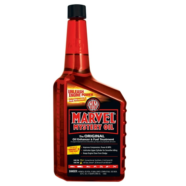 Marvel Mystery Oil - Oil Enhancer and Fuel Treatment, 32 oz. - Walmart.com