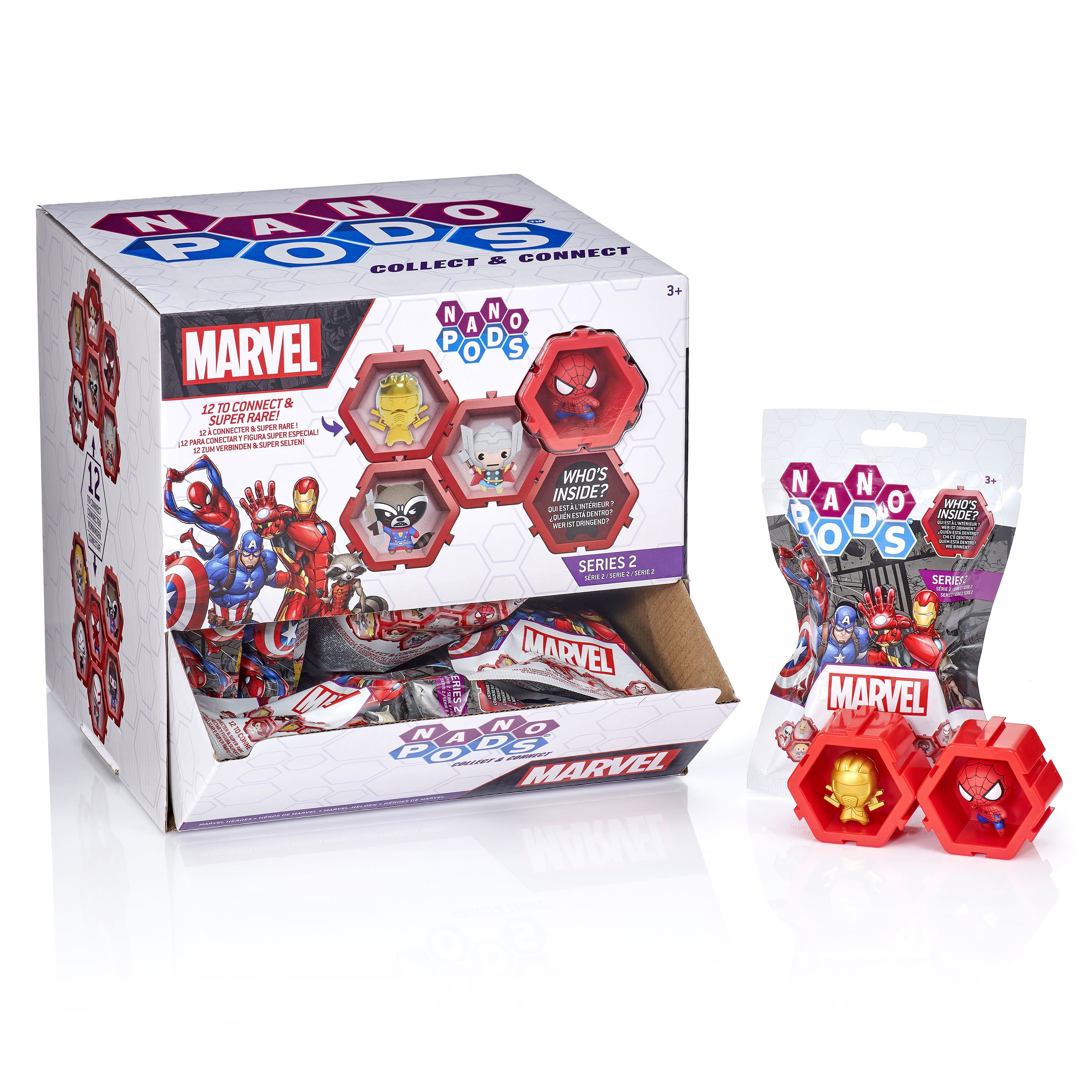 Marvel Nano Pods - Miniature Connectable Display Action Figures ...