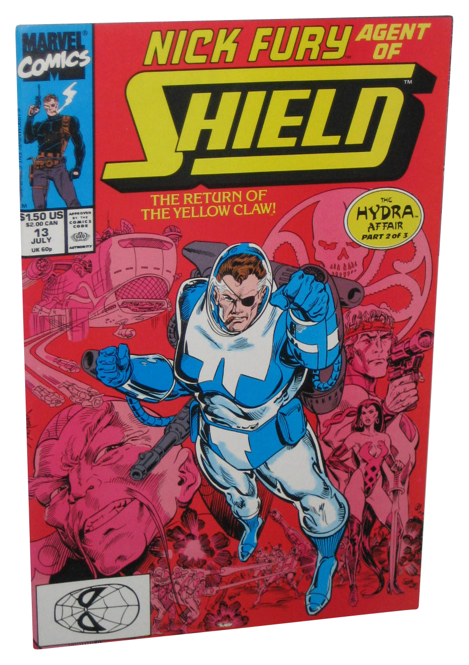 Marvel Nick Fury Agent of Shield Return Yellow Claw (1990) Comic Book ...