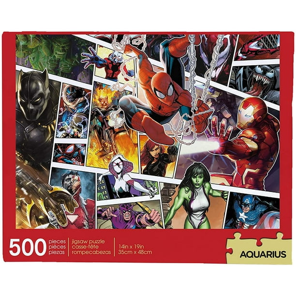 NMR Marvel Jigsaw Puzzle Multicolored 500 pc - Walmart Business Supplies