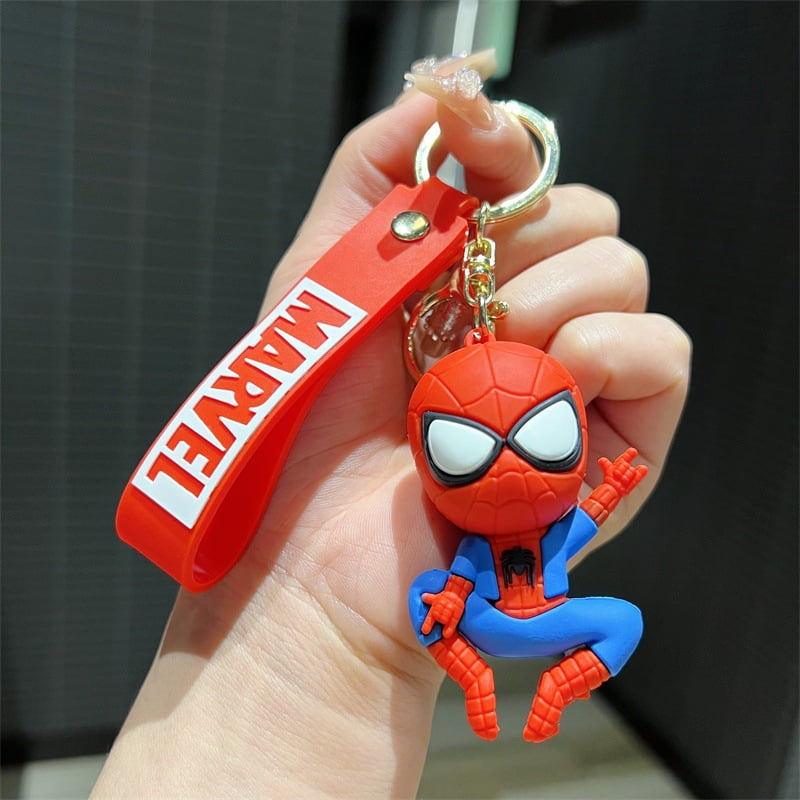 Marvel Peripheral Iron Man Spider-Man Keychain Tide Cool Thor Captain ...