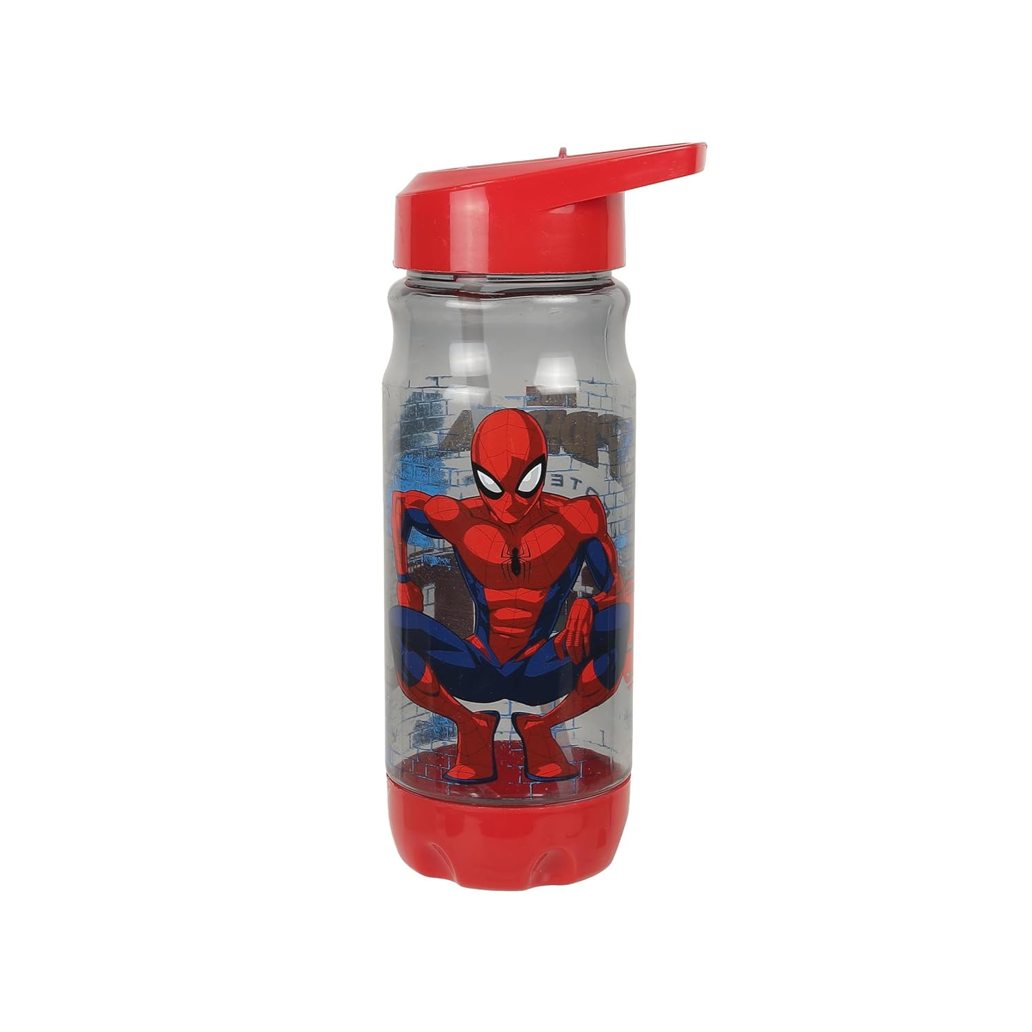 Marvel Plastic Avengers Spiderman School Kids Sipper Water Bottle Red ...