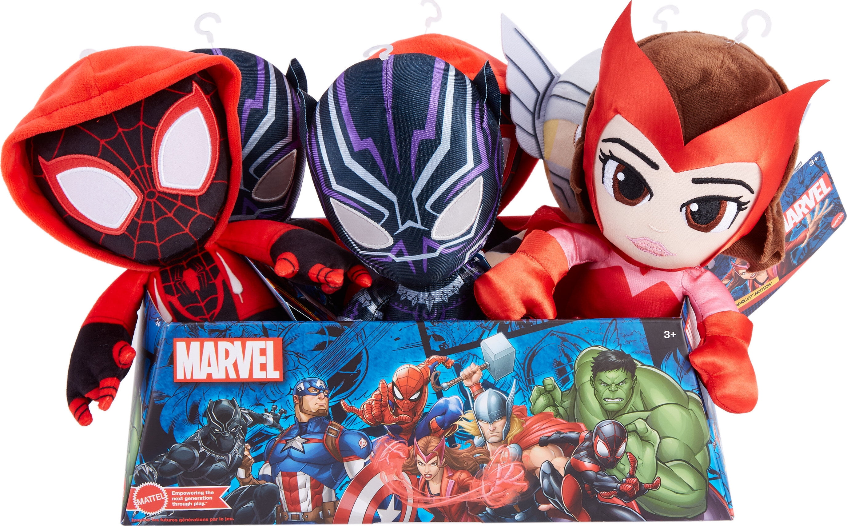 Marvel Plush Character Soft Dolls, 8-inch Collectible Stuffed Super ...