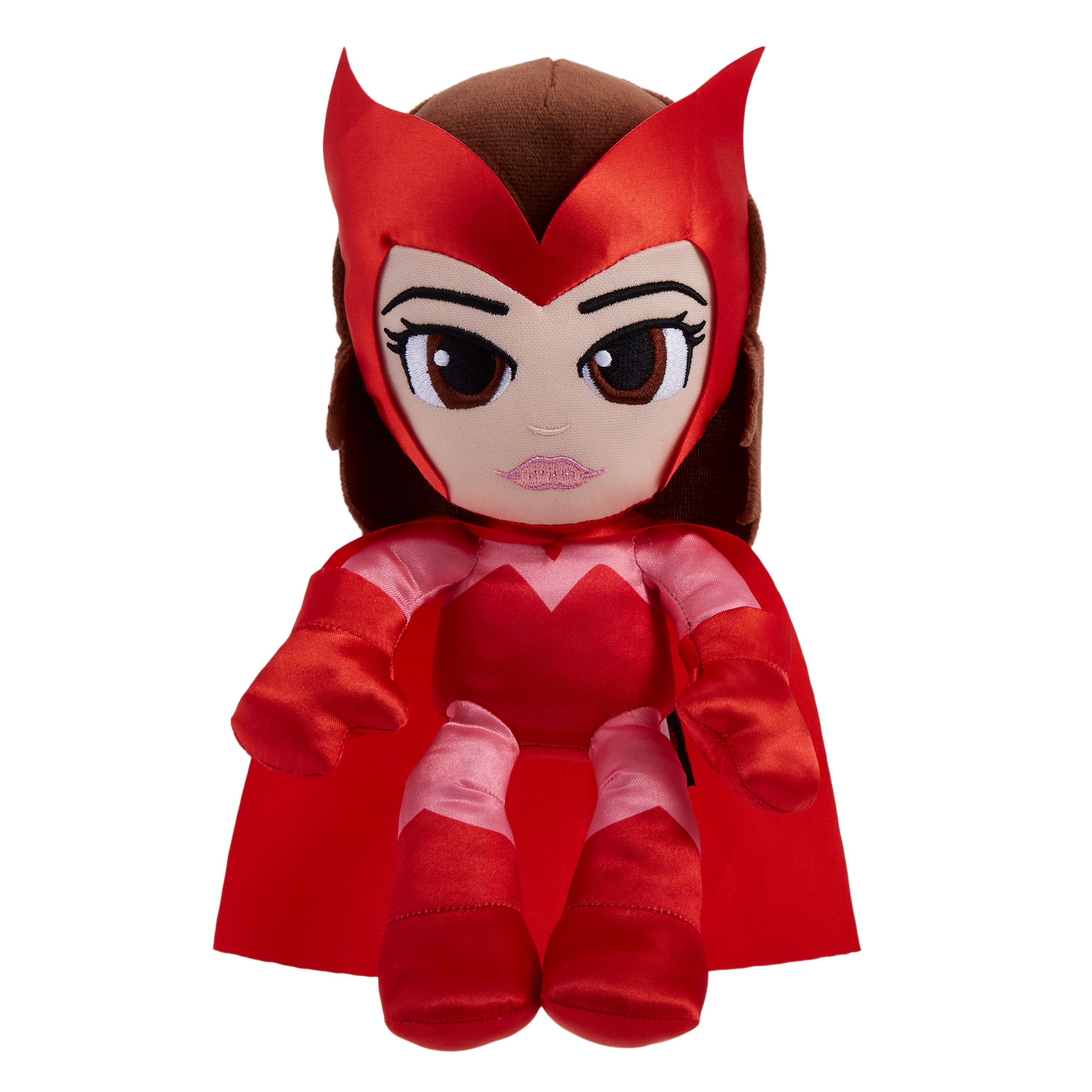 Marvel 8-inch Plush Scarlet Witch Soft Toy, Collectible Stuffed Figure ...