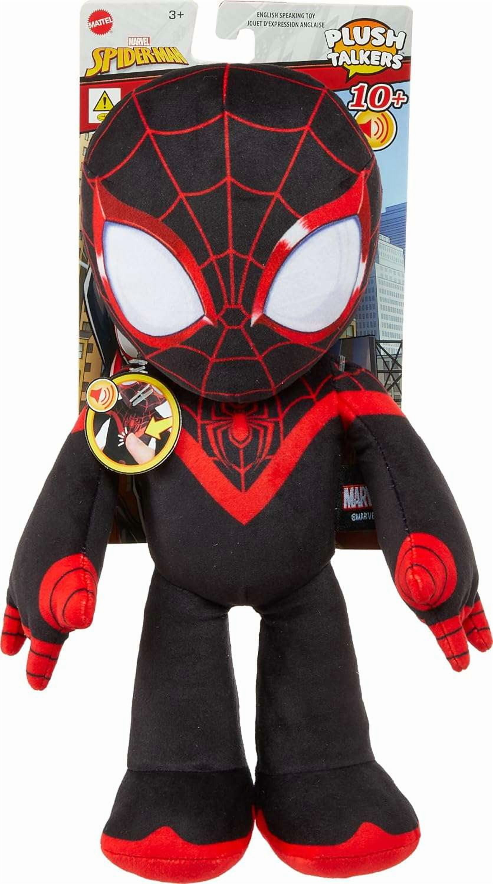 Marvel Plush Talkers Miles Morales Plush with Sound - Walmart.com