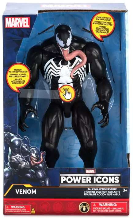 Marvel Power Icons Venom Talking Action Figure - Walmart.com