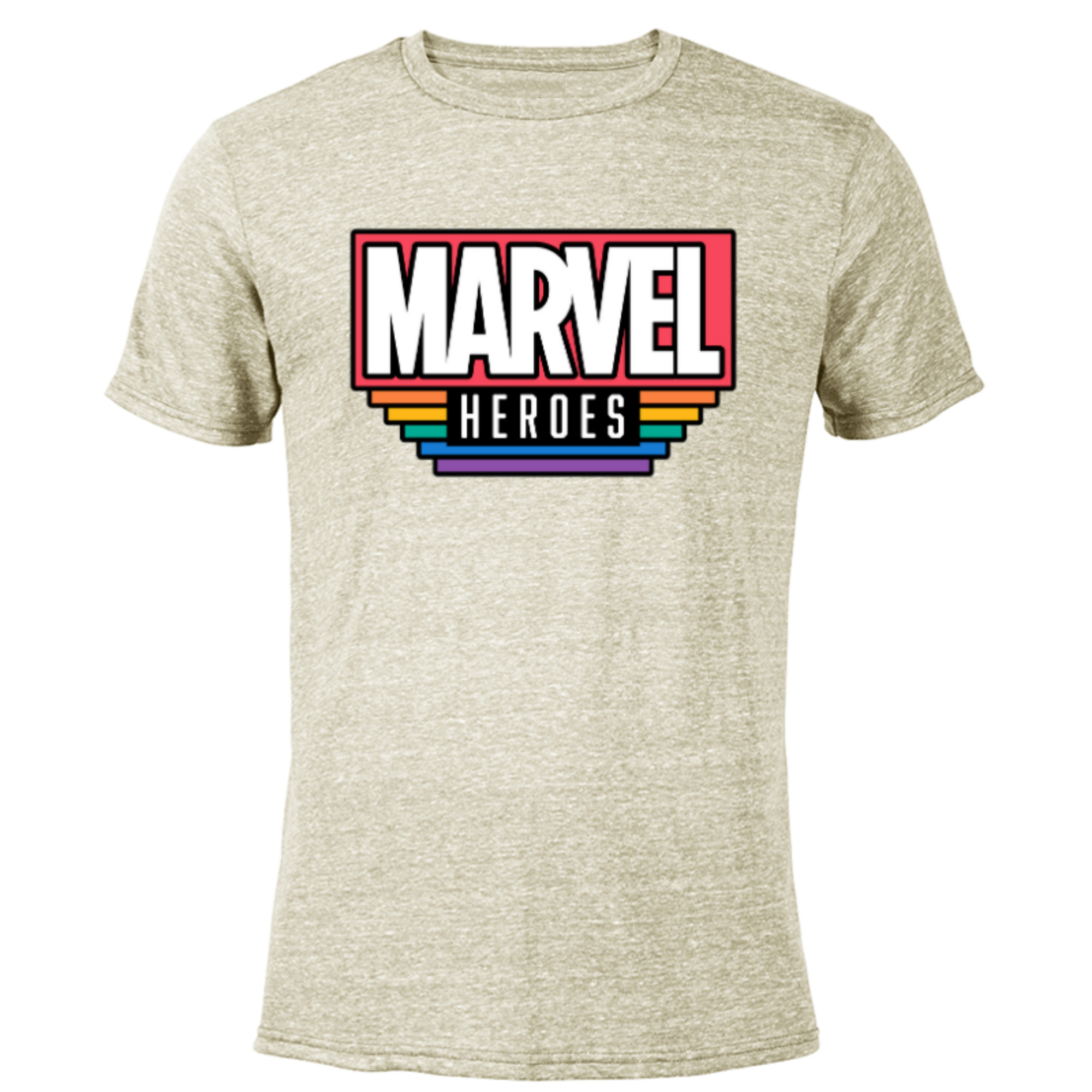 Marvel Pride Flag Rainbow Marvel Heroes Logo Retro Rectangle - Short ...