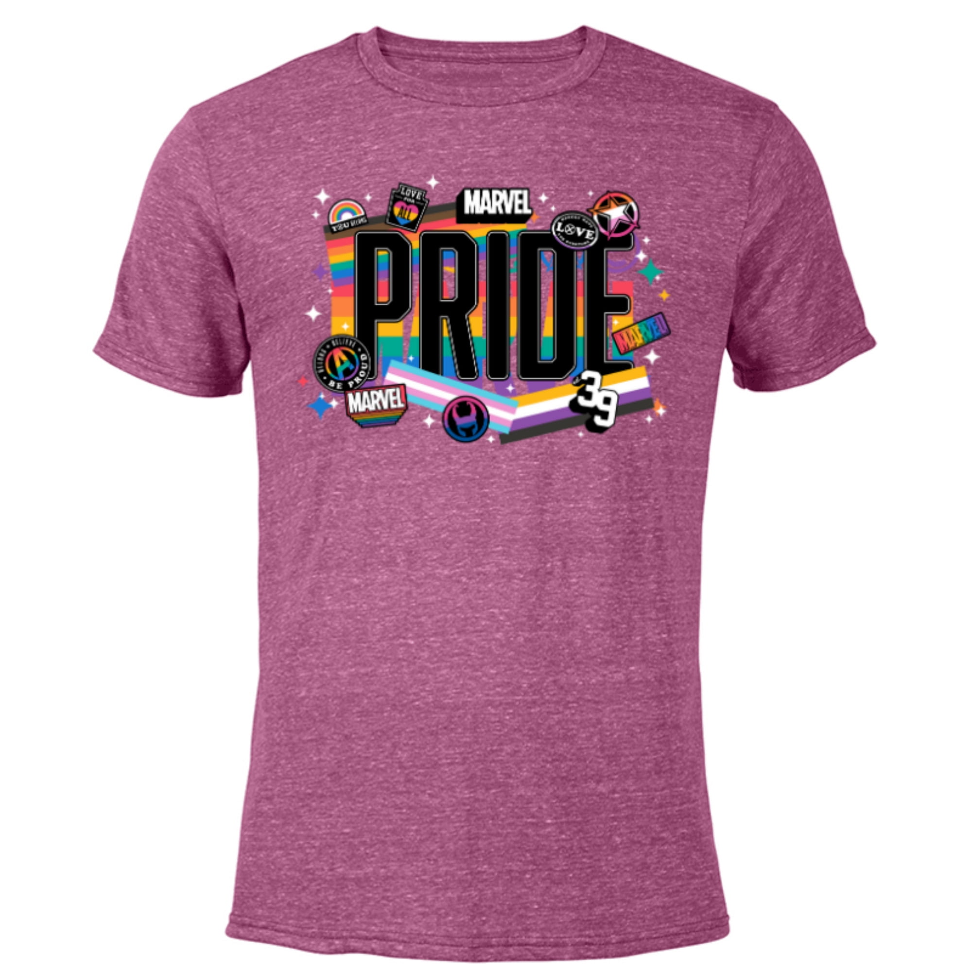 Marvel Pride Rainbow Flags Proud Heroes Stickers Est. ‘39 - Short ...