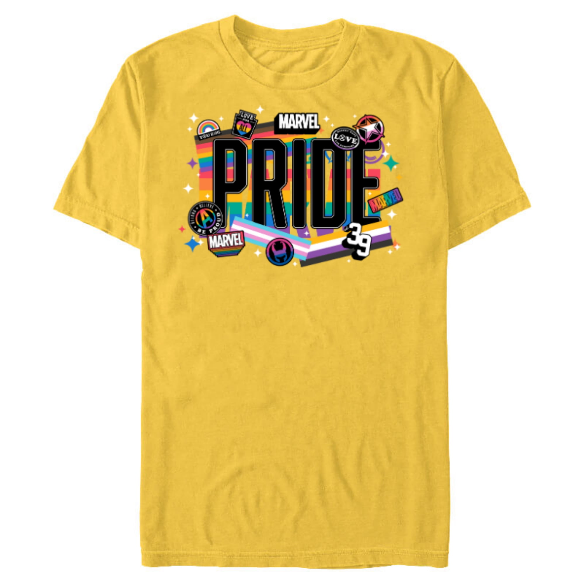 Marvel Pride Rainbow Flags Proud Heroes Stickers Est. ‘39 - Short ...