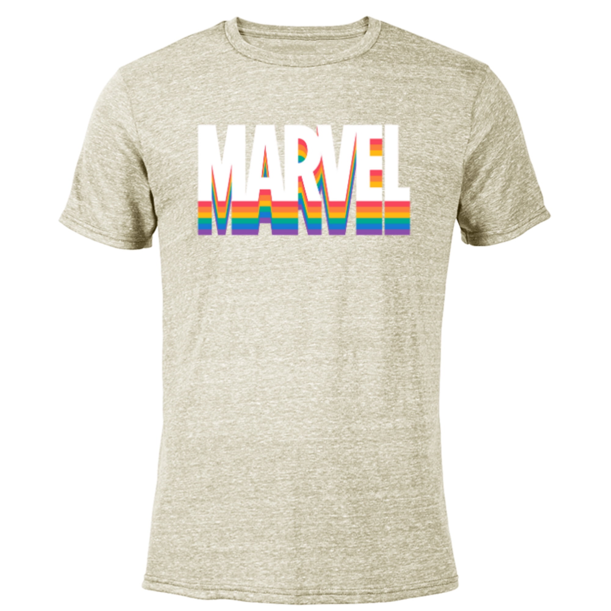Marvel Pride Rainbow Marvel Logo Super Hero Pride- Short Sleeve Blended ...