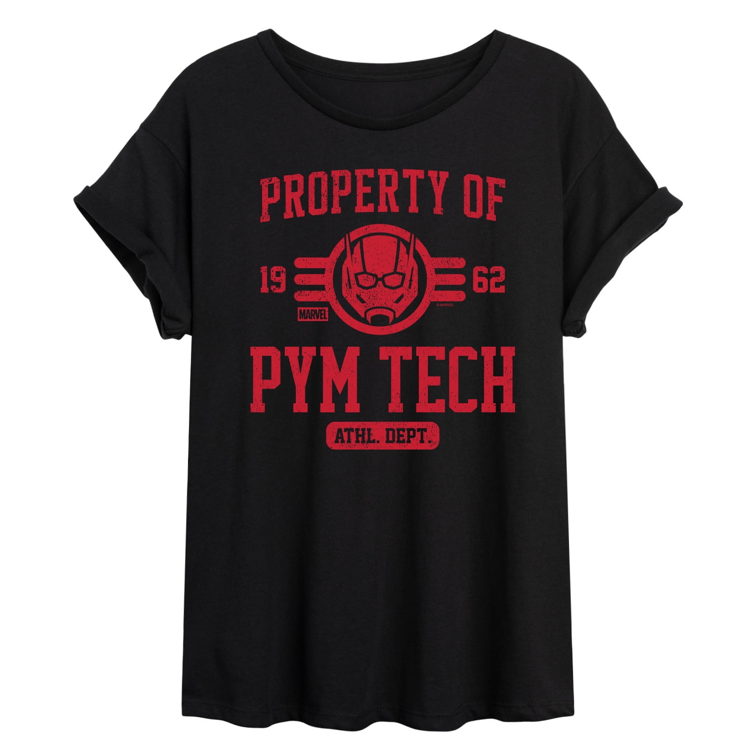 Marvel - Property Of Pym Tech - Women's Oversized Graphic T-Shirt - Walmart.com