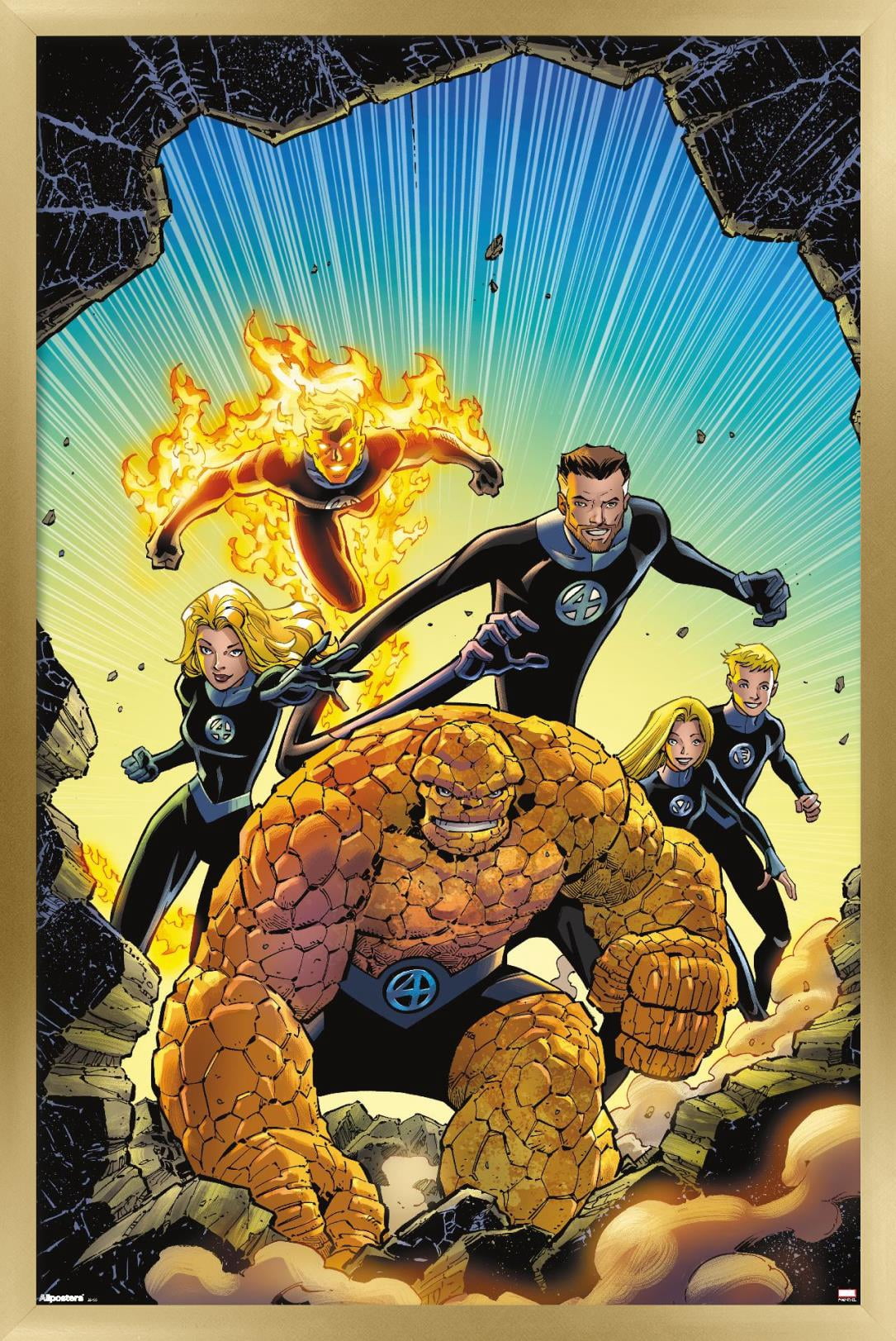 Marvel Publishing: Fantastic Four - Fantastic Four #4 Wall Poster, 22. ...