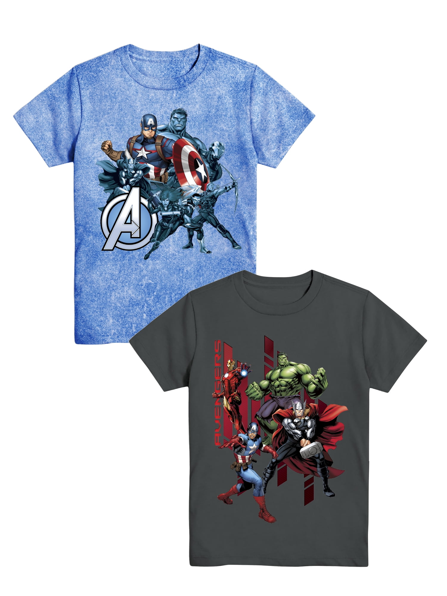 The Avengers Boys Graphic Crew Neck T-Shirt XS-2X, Marvel Ready To ...