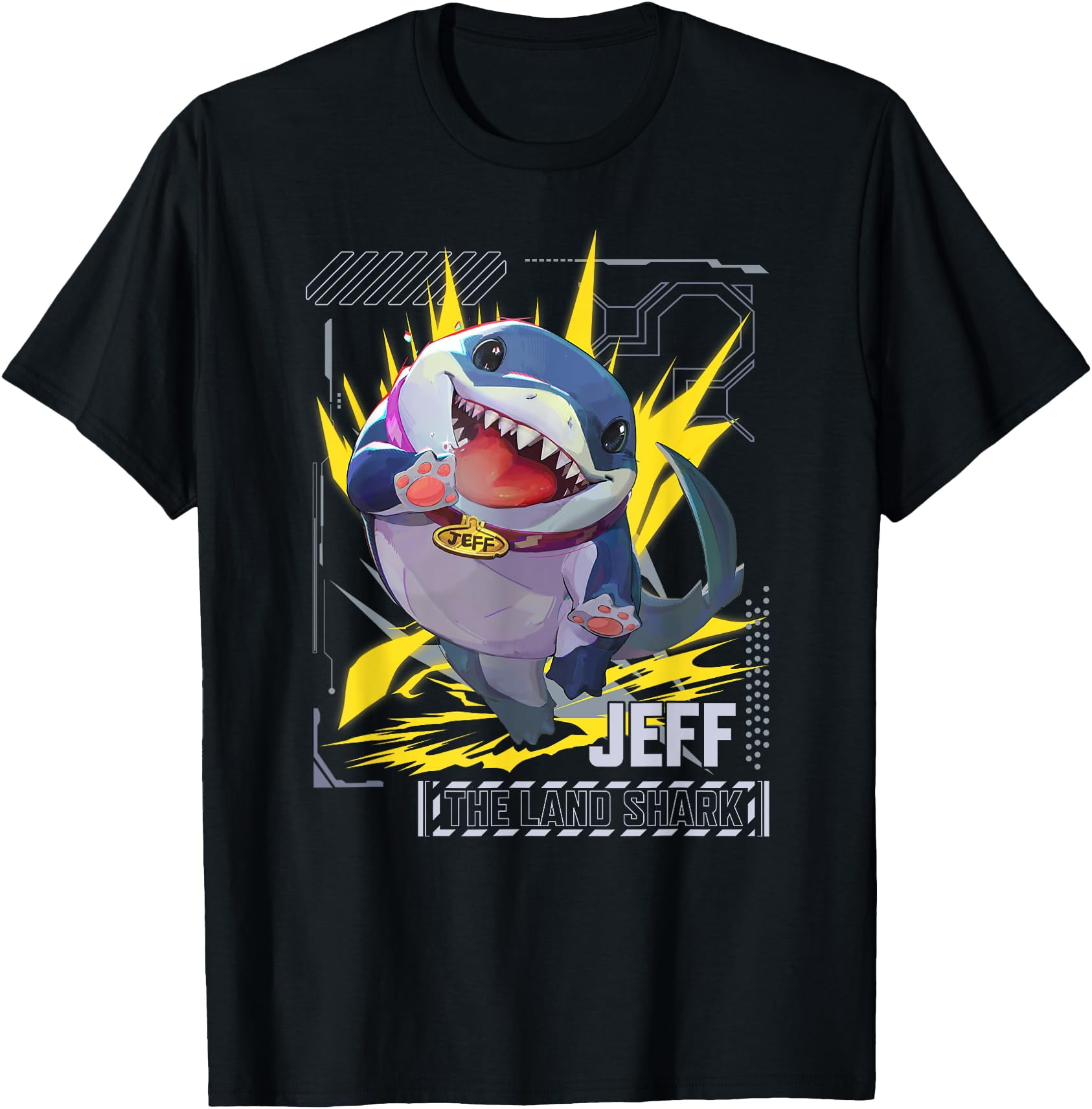 Marvel Rivals Gamerverse Super Hero PVP Jeff the Land Shark T-Shirt for ...