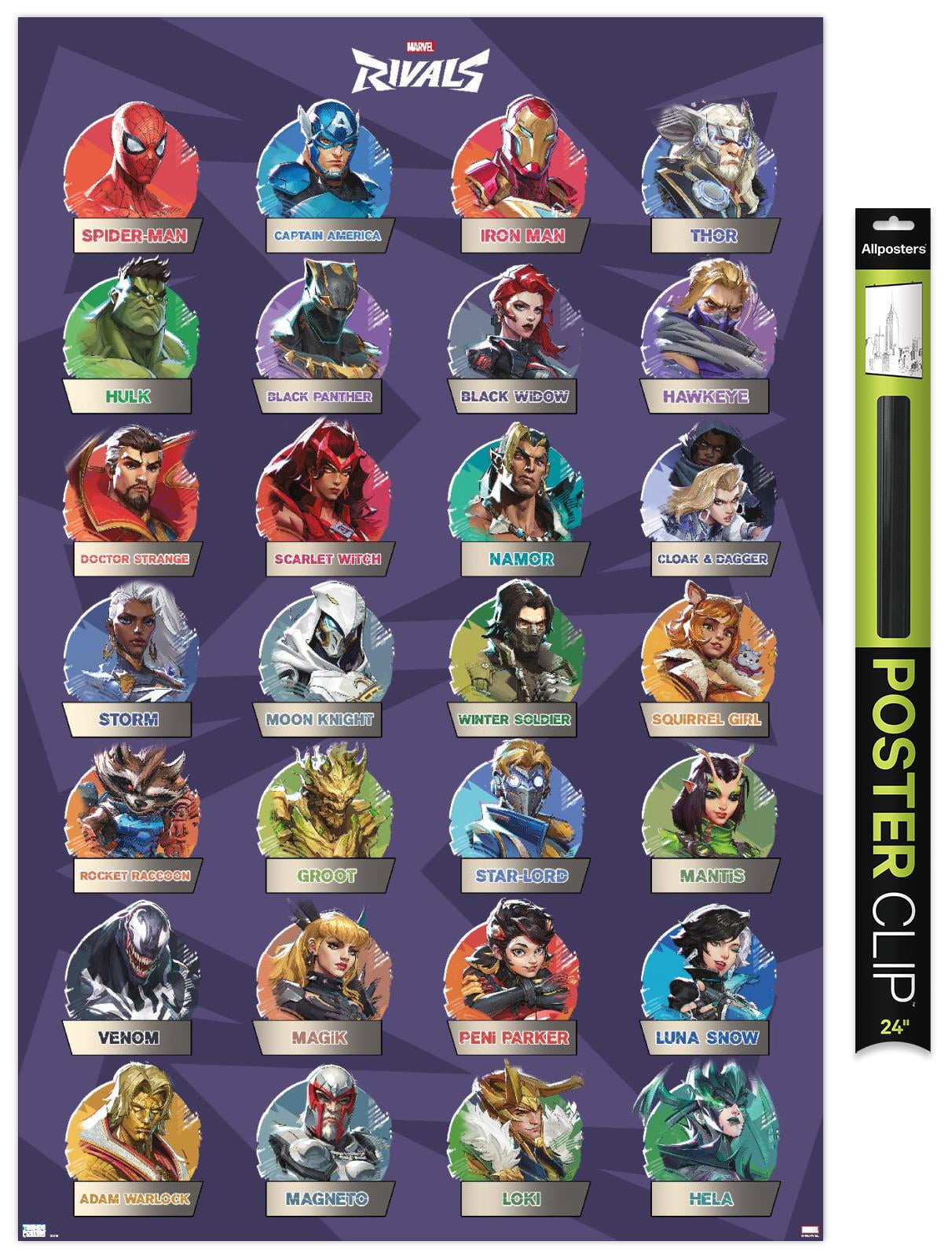 Marvel Rivals - Grid Wall Poster, 22.375" x 34" - Walmart.com