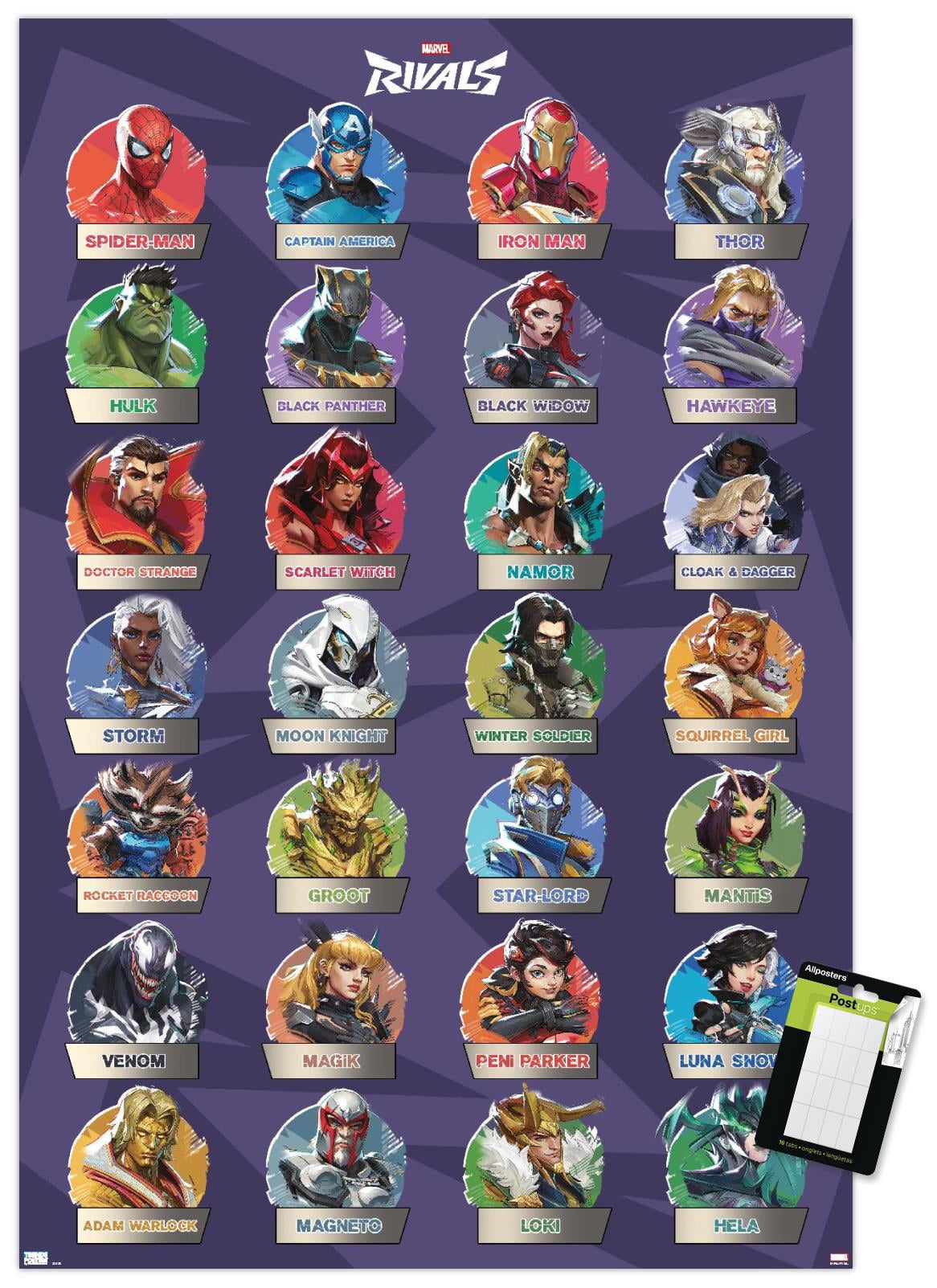 Marvel Rivals - Grid Wall Poster, 22.375" x 34" - Walmart.com