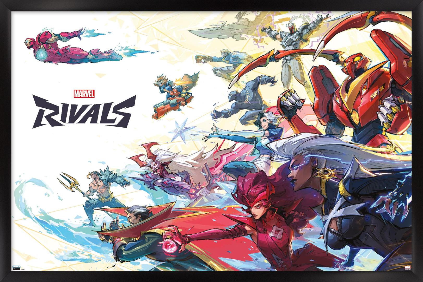 Marvel Rivals - Group Wall Poster, 14.725" x 22.375" Framed - Walmart.com