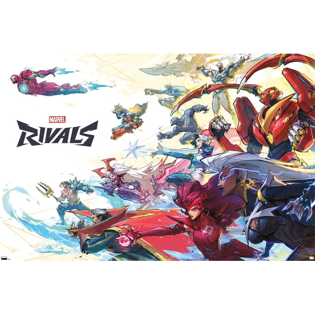 Marvel Rivals - Group Wall Poster, 14.725" x 22.375" - Walmart Business ...