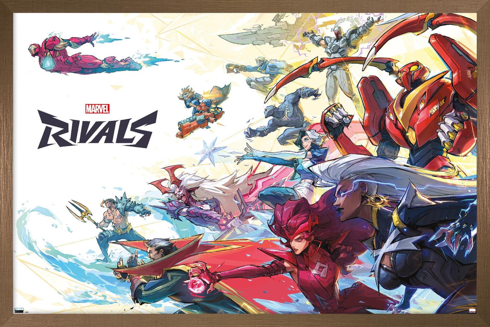 Marvel Rivals - Group Wall Poster, 22.375" x 34" Framed - Walmart.com