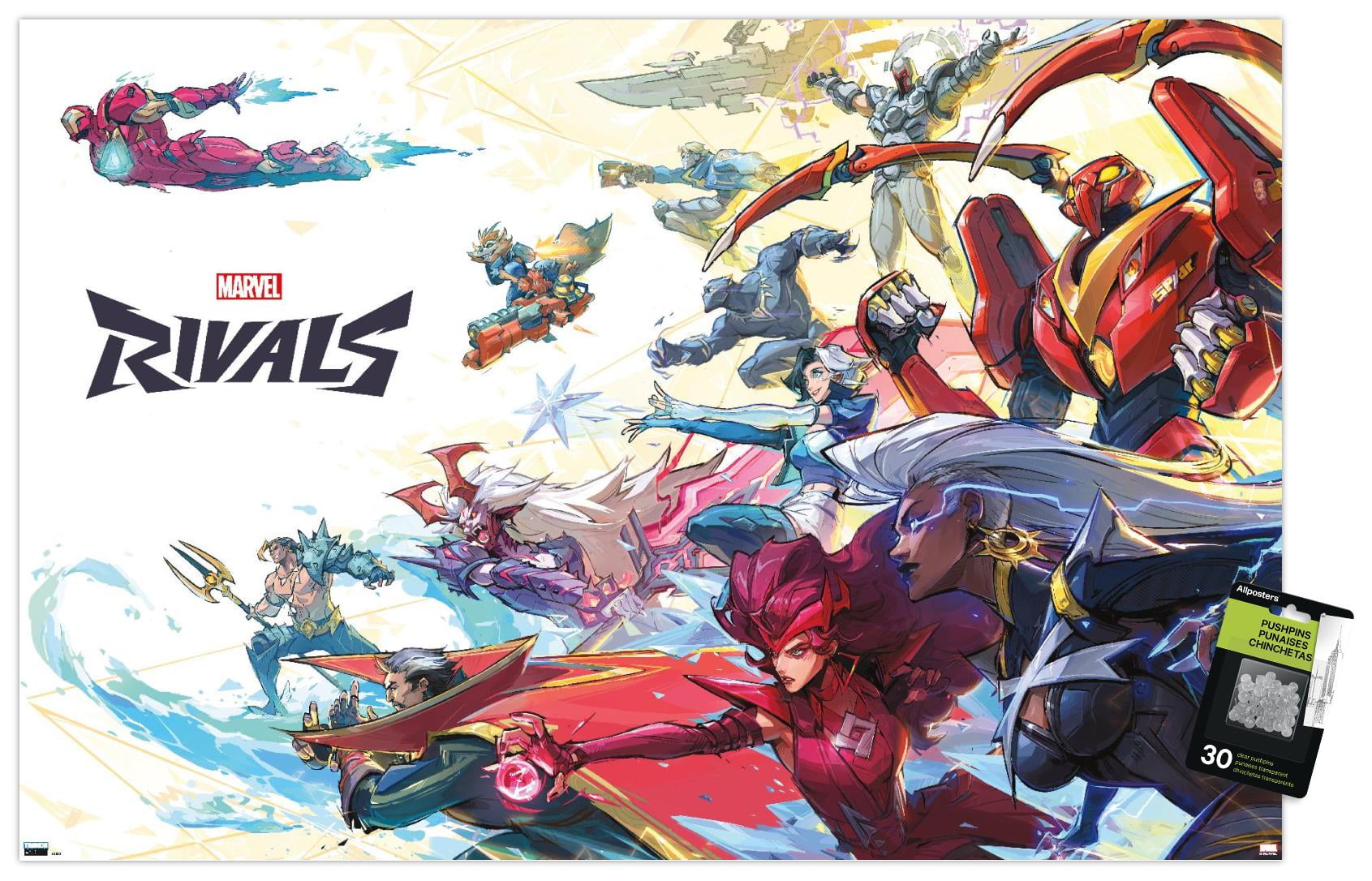 Marvel Rivals - Group Wall Poster with Push Pins, 22.375" x 34 ...