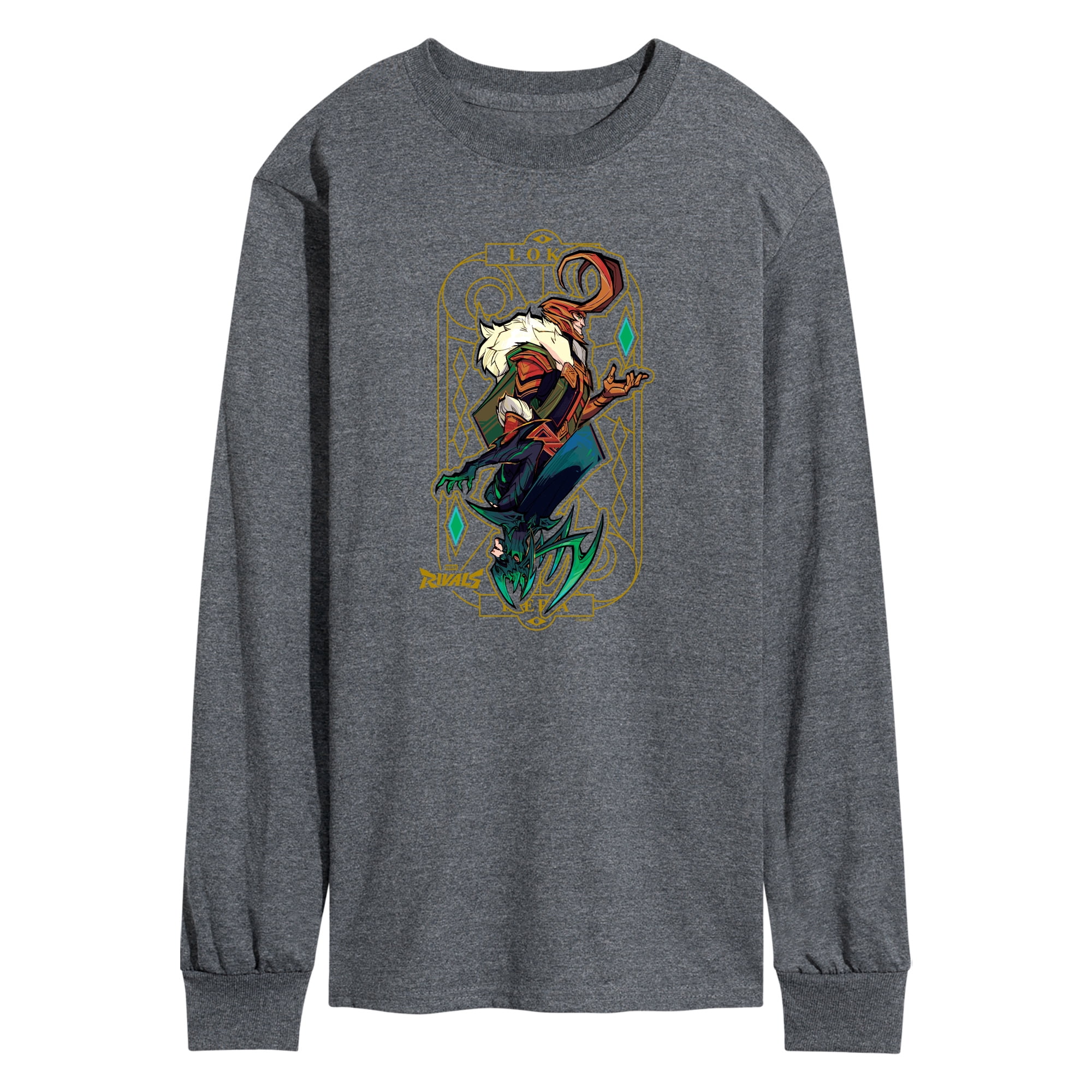 Marvel Rivals - Loki Hera Tarot Card - Men's Long Sleeve Graphic T ...