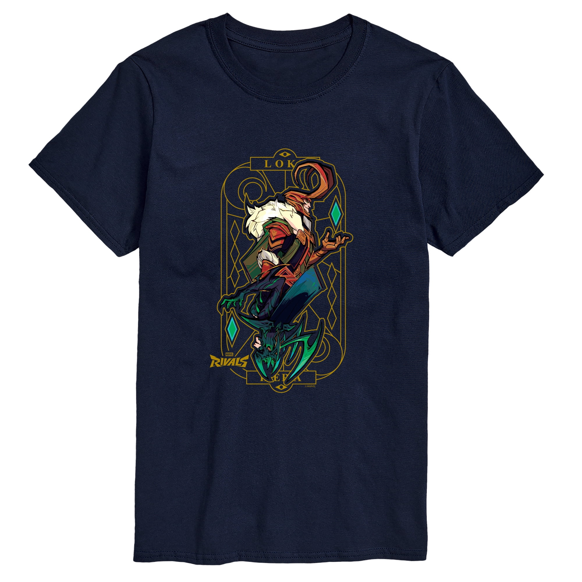 Marvel Rivals - Loki Hera Tarot Card - Men's Short Sleeve Graphic T ...