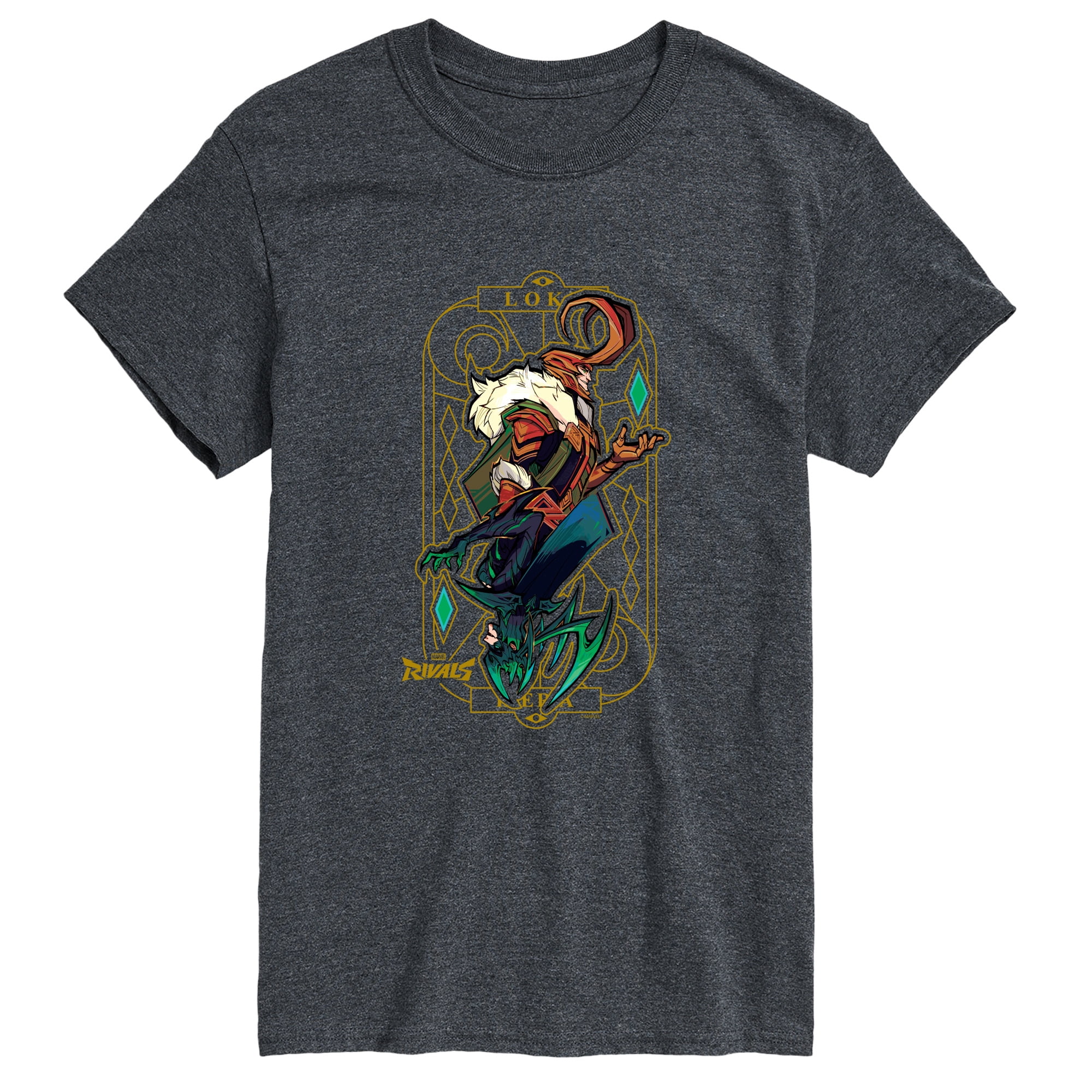 Marvel Rivals - Loki Hera Tarot Card - Men's Short Sleeve Graphic T ...
