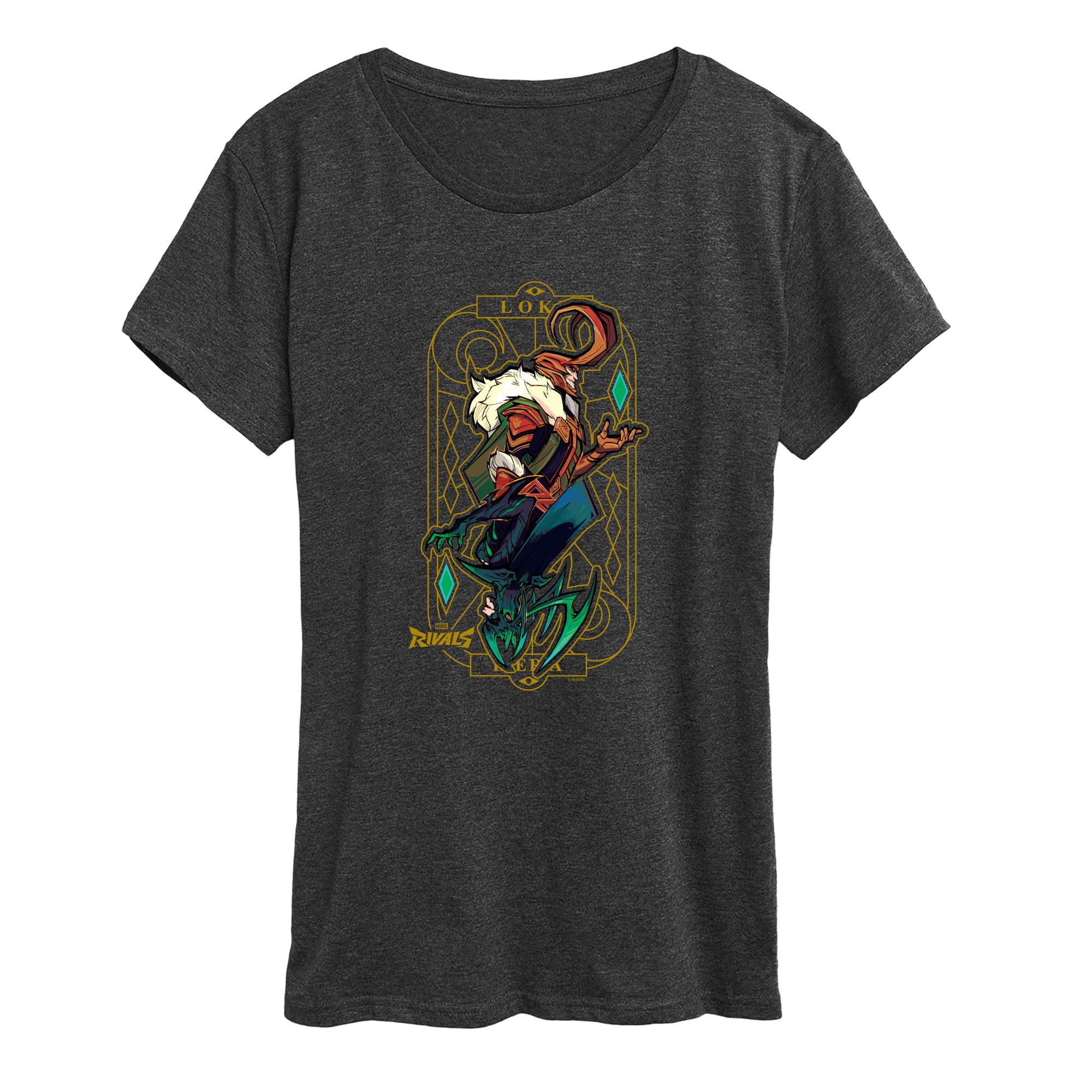Marvel Rivals - Loki Hera Tarot Card - Women's Short Sleeve Graphic T ...