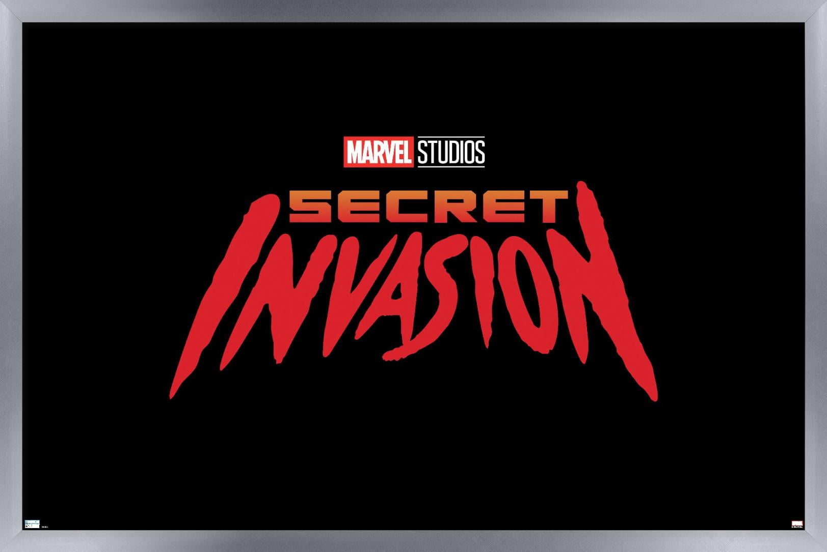 Marvel Secret Invasion - Logo Wall Poster, 14.725" x 22.375", Framed ...