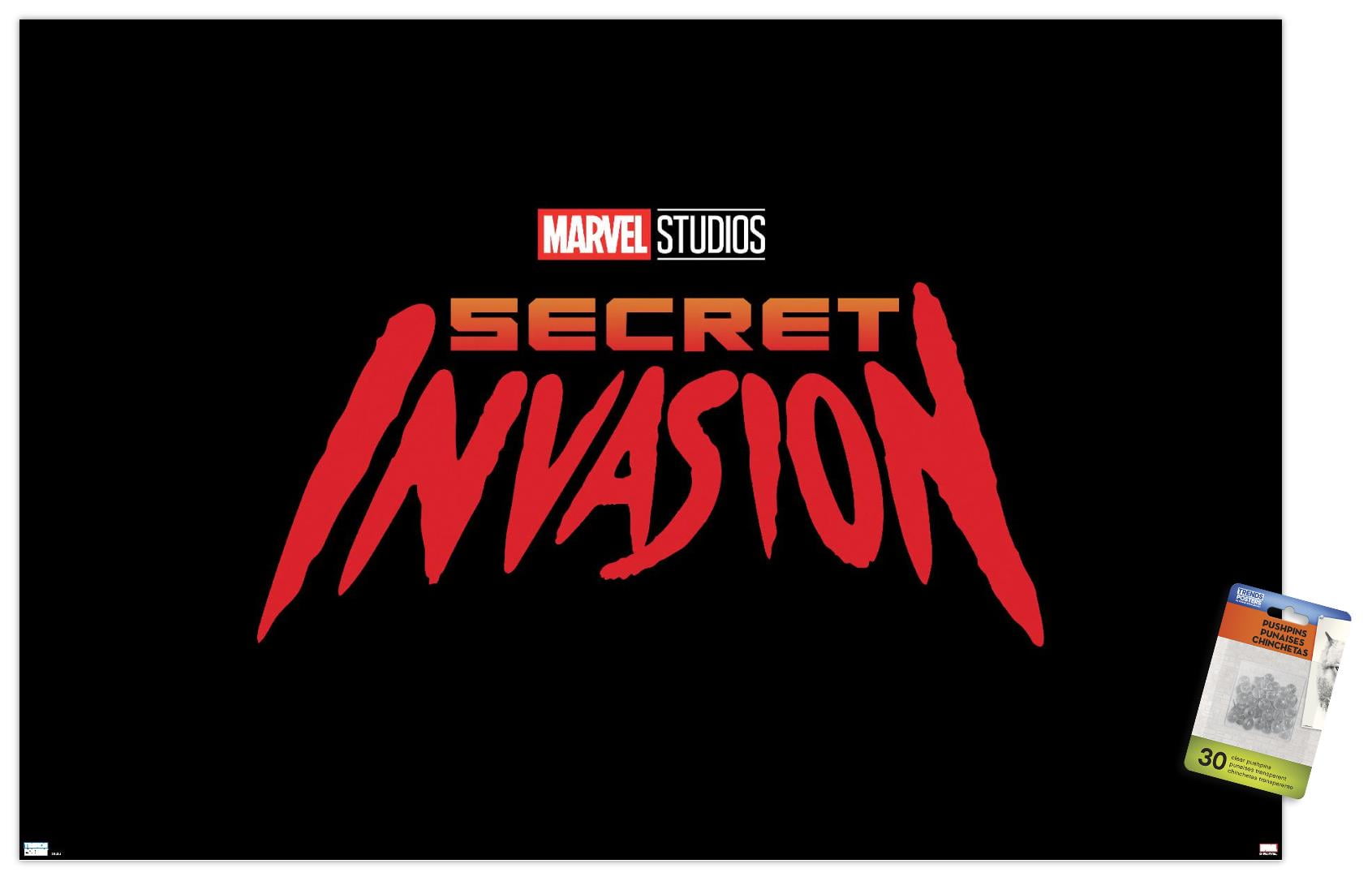 Marvel Secret Invasion - Logo Wall Poster with Pushpins, 22.375" x 34 ...