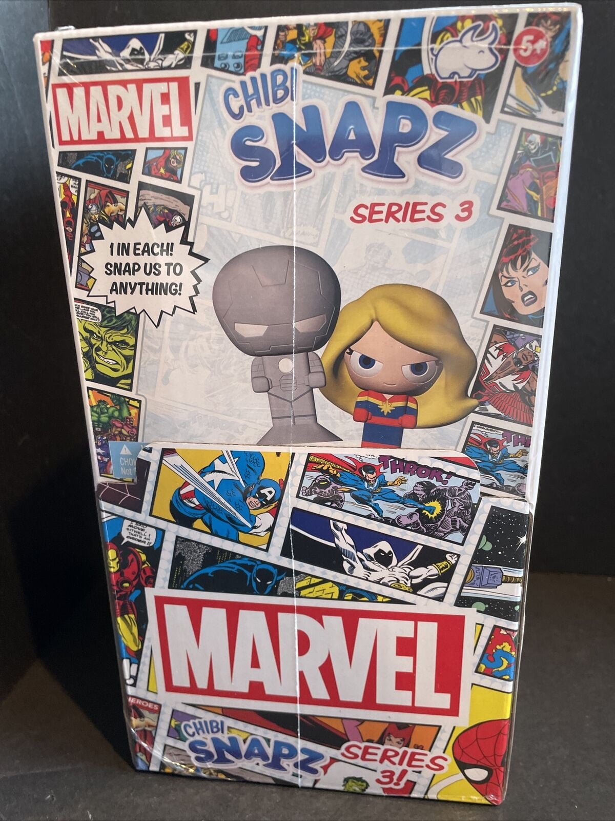 Marvel Series 3 Chibi Snapz 12 Count Sealed in Display Box - NEW ...