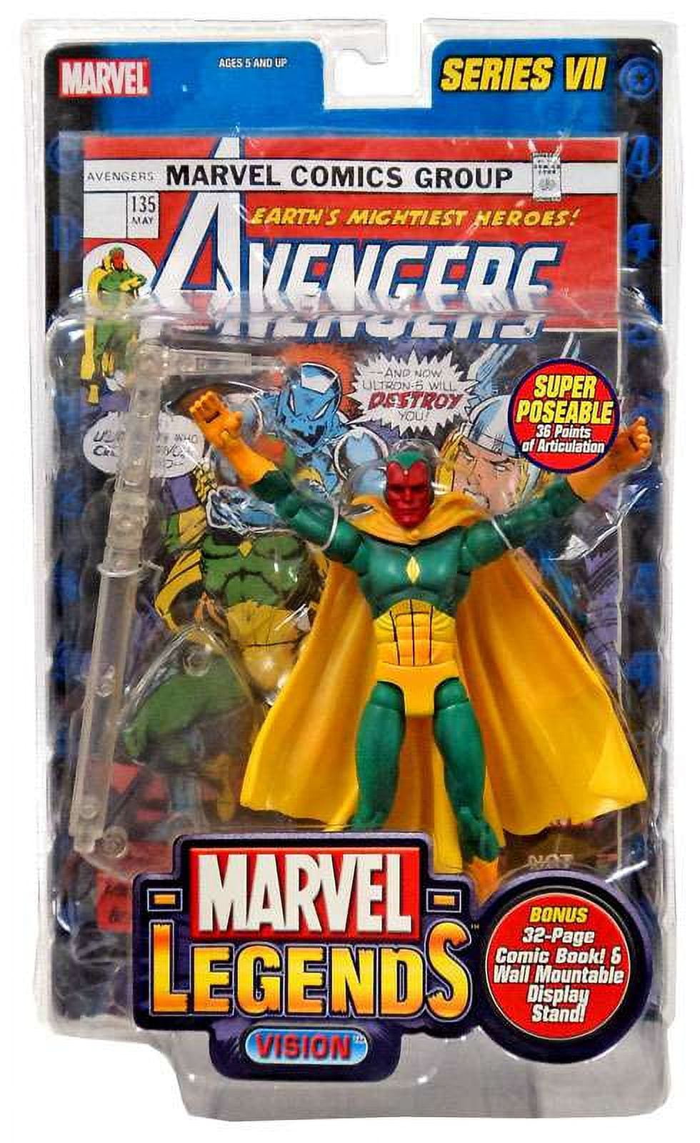 Marvel Series 7 Vision Action Figure - Walmart.com