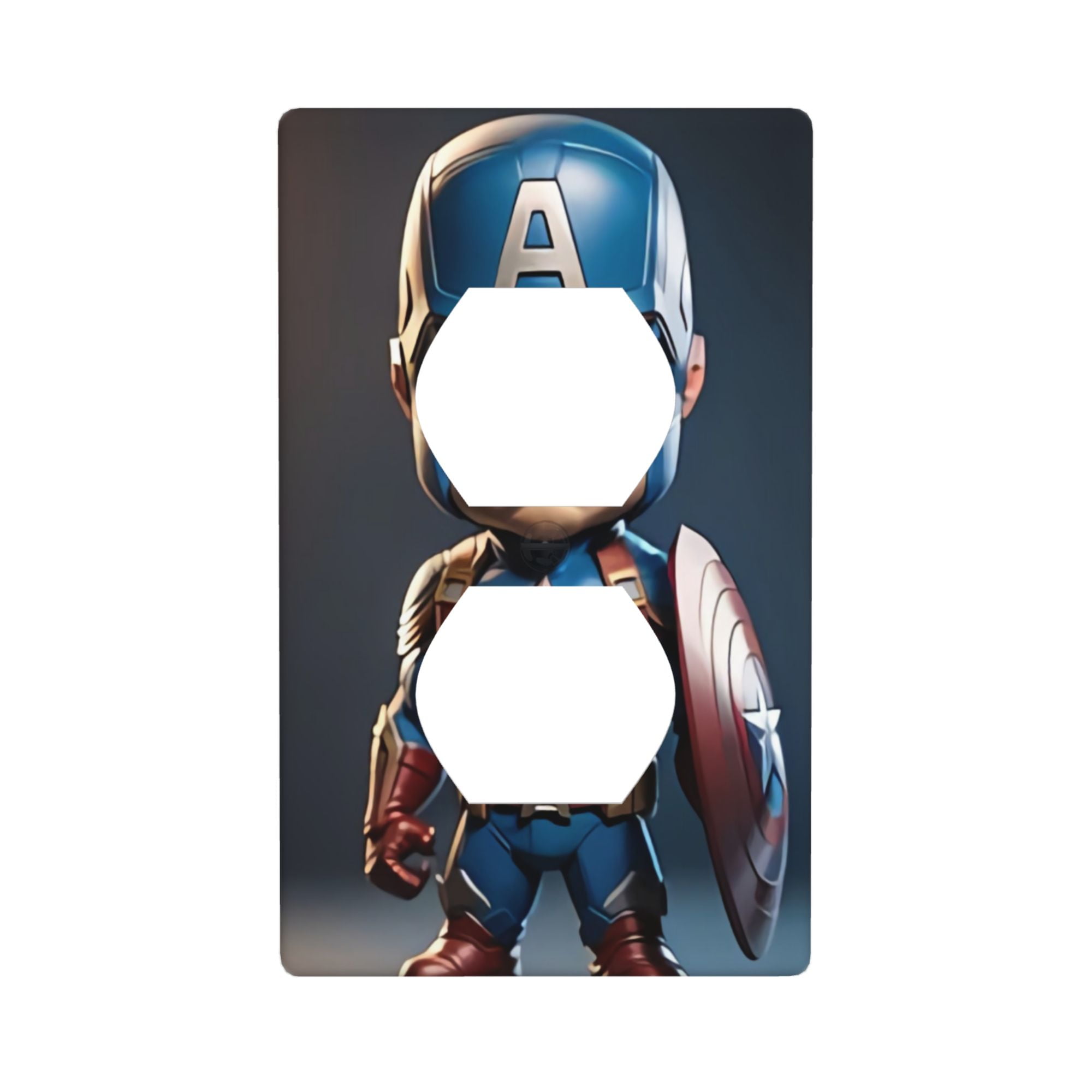 Marvel Series Comics Creative Inspired Double-Sided Socket Decorative ...