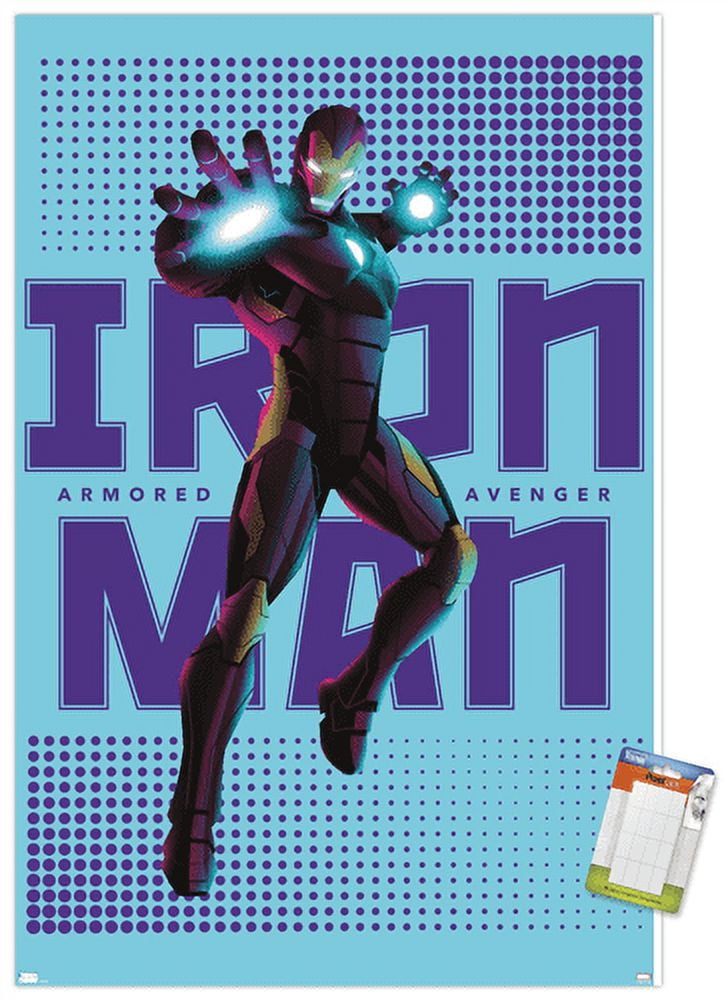 Marvel Shape of a Hero - Iron Man Wall Poster, 14.725" x 22.375 ...