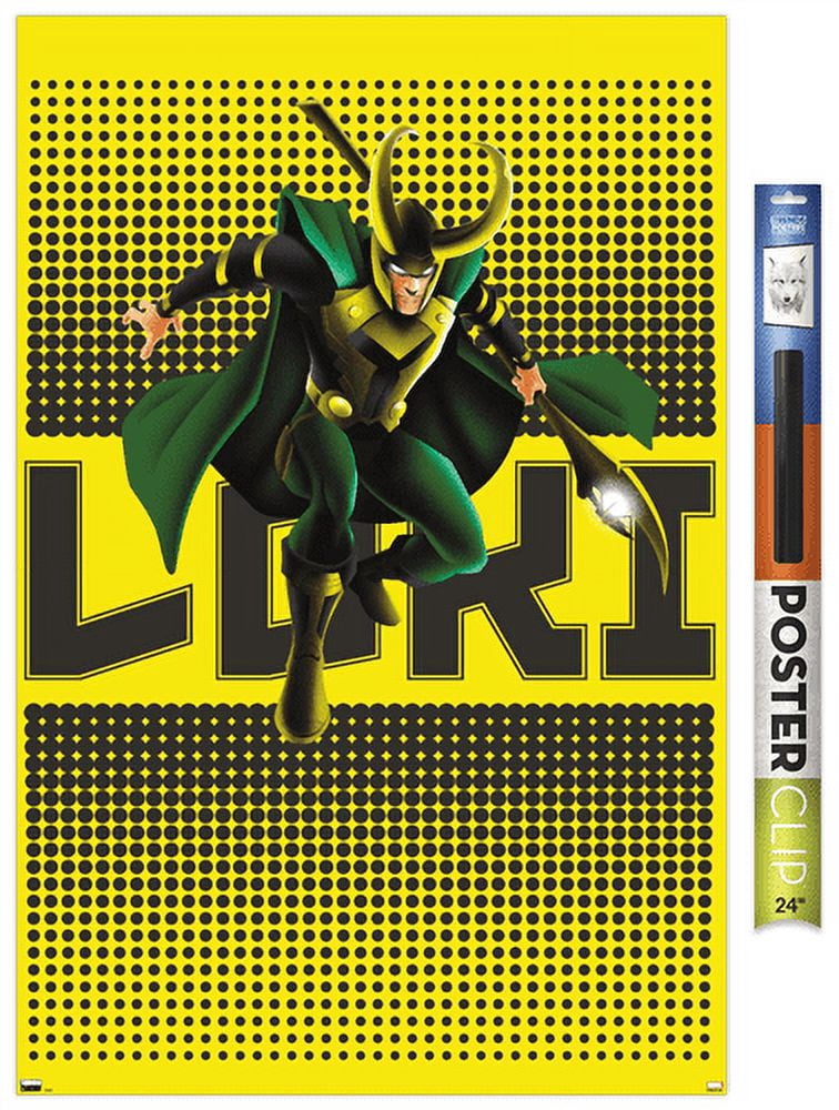 Marvel Shape of a Hero - Loki Wall Poster, 22.375" x 34" - Walmart.com