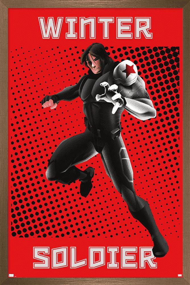 Marvel Shape of a Hero - Winter Soldier Wall Poster, 22.375" x 34 ...