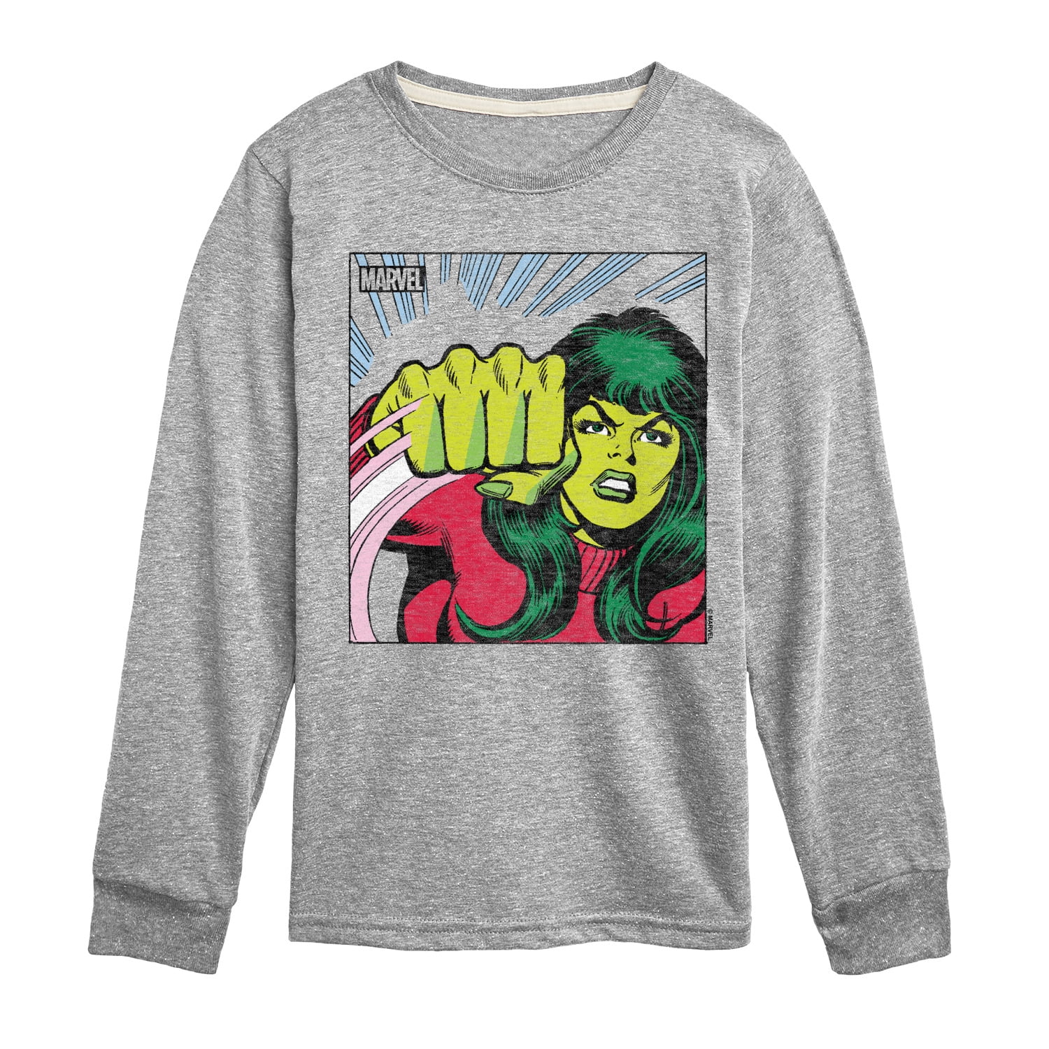 Marvel She Hulk - Comic Panel - Kids Long Sleeve Graphic T-Shirt ...