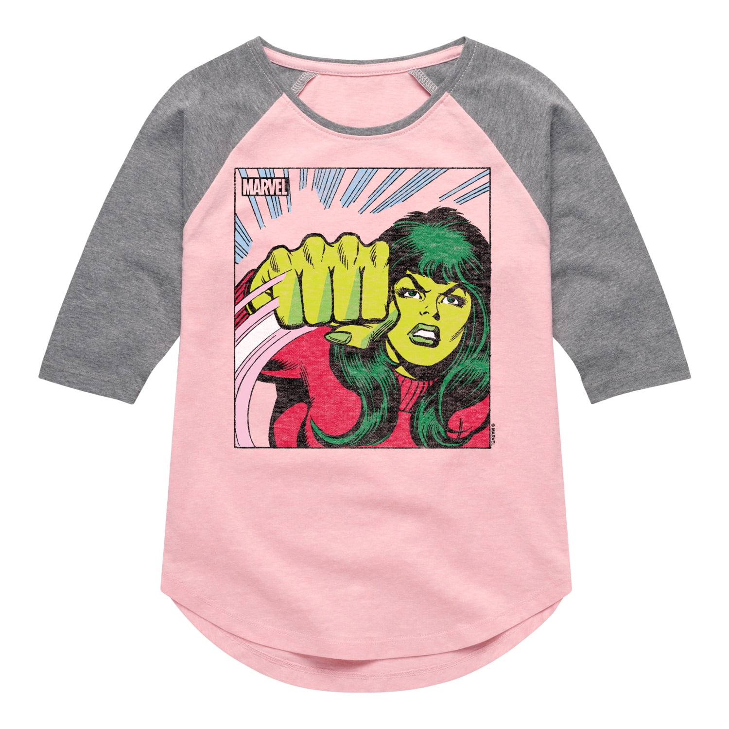Marvel She Hulk - Comic Panel - Youth And Toddler Girls Shirt Tail ...