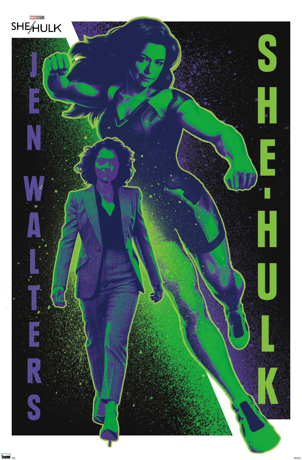 Marvel She-Hulk - Jen Walters Wall Poster, 14.725" x 22.375" - Walmart.com